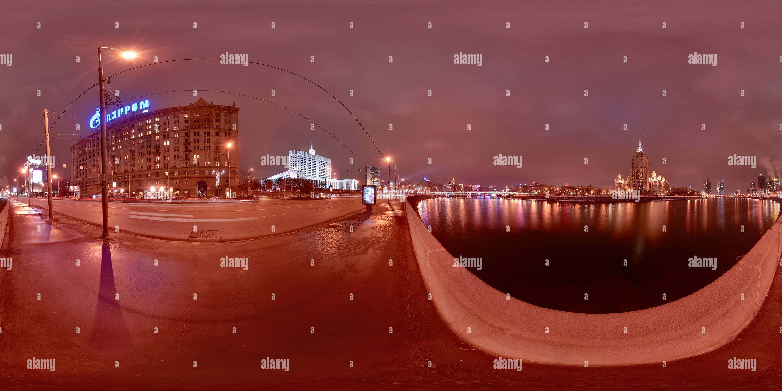 360° view of Center of Moscow - Alamy