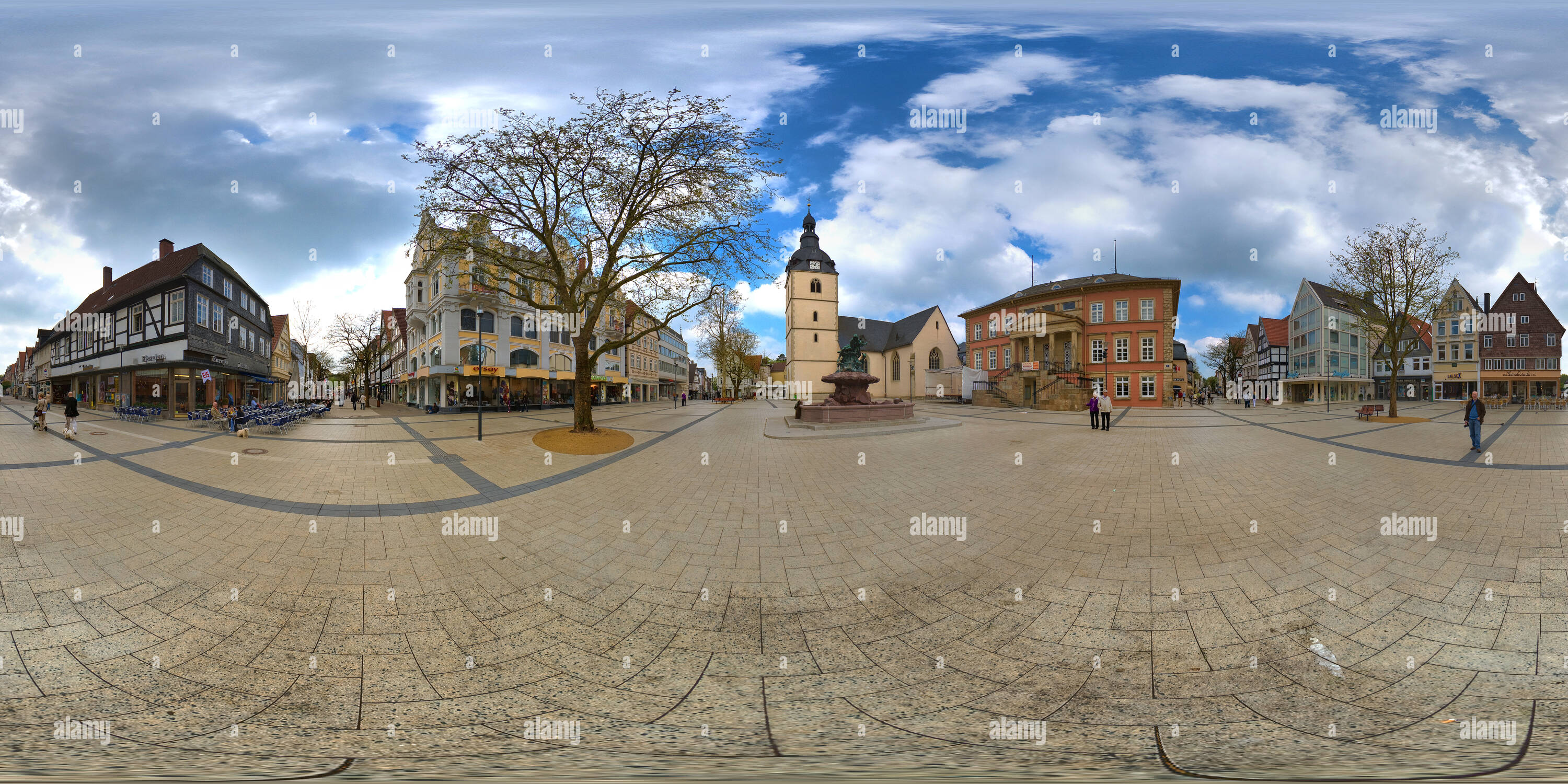 360° view of Detmold market place - Alamy
