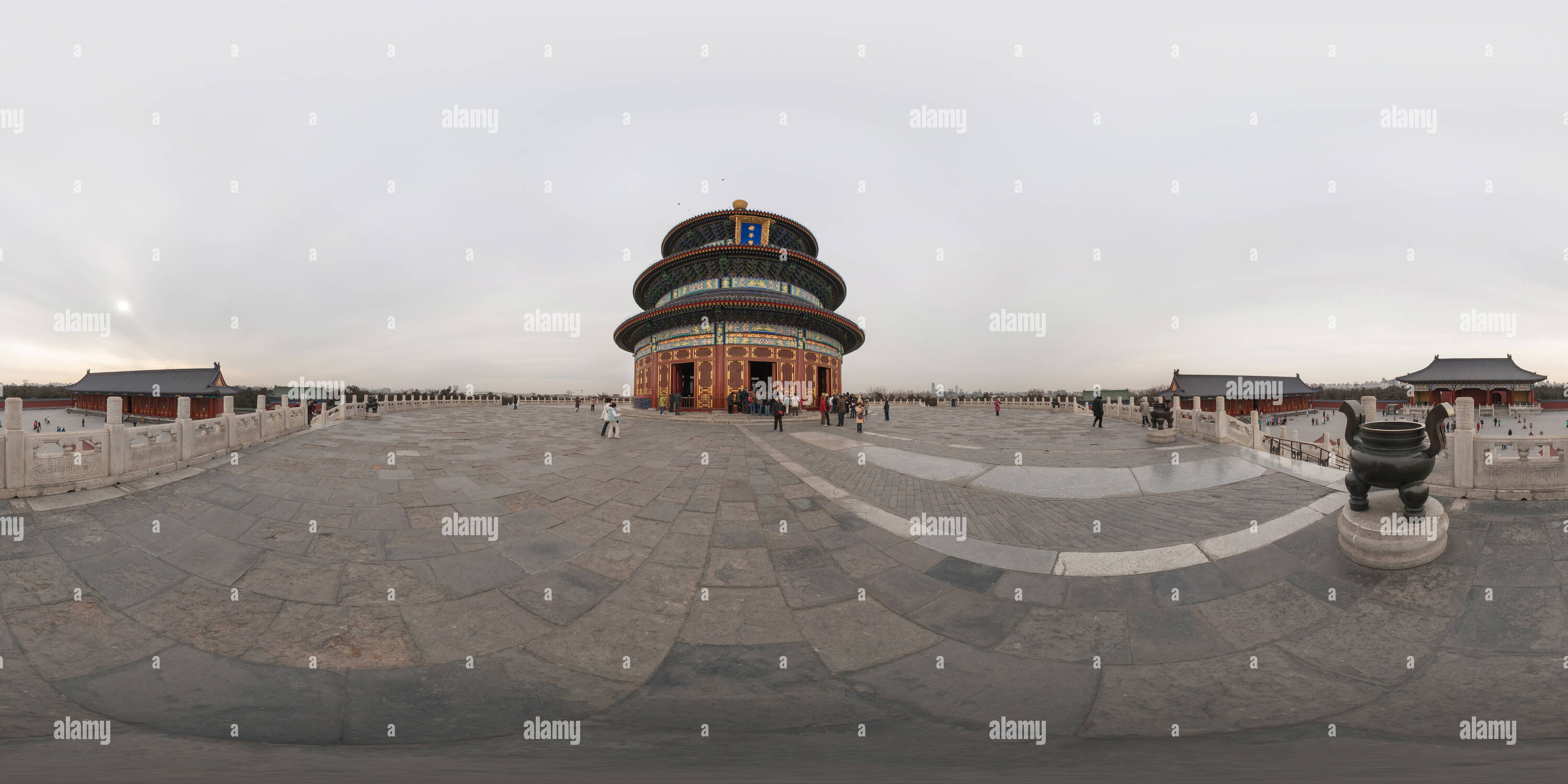 360° view of Beijing Temple of Heaven - qiniandian-2008 - Alamy