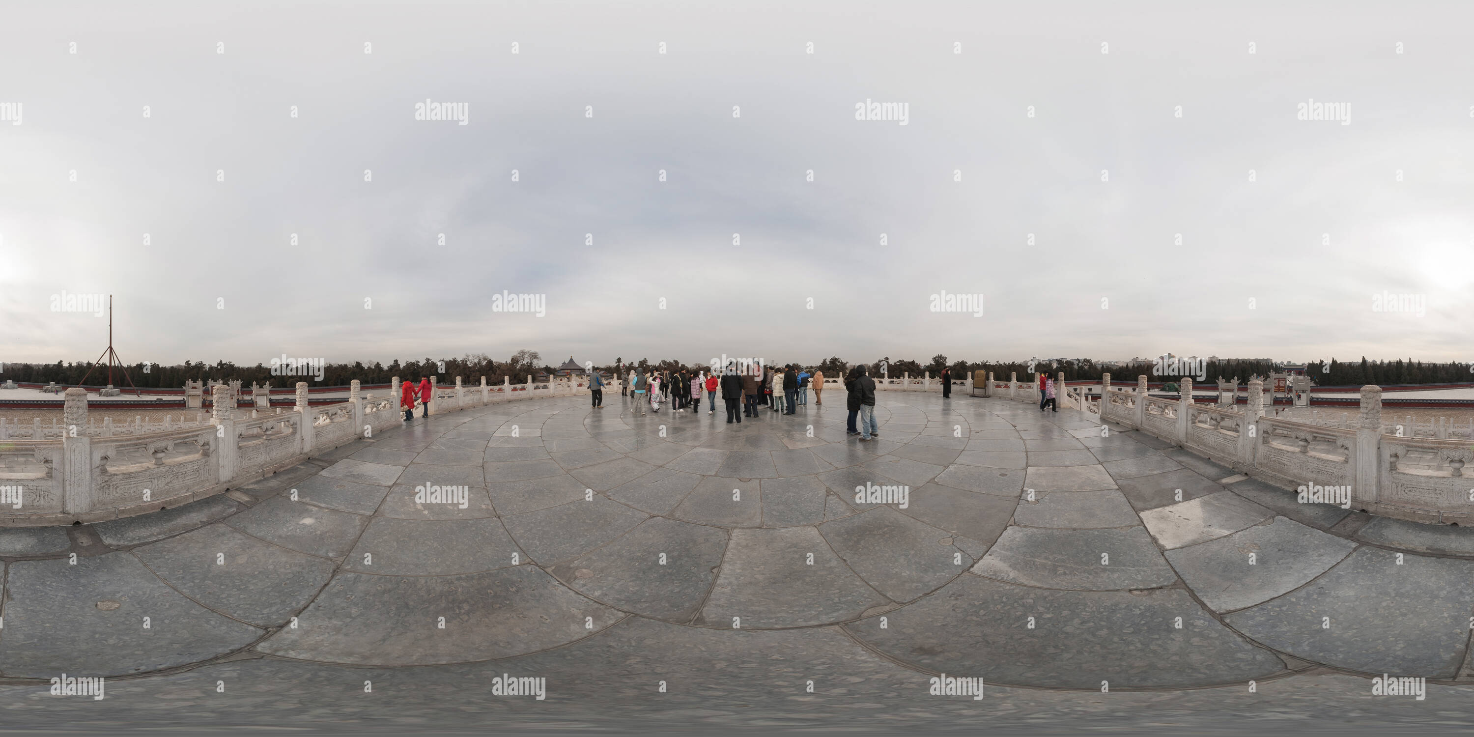 360° view of Temple of Heaven-Circular Mound Altar-2008 - Alamy