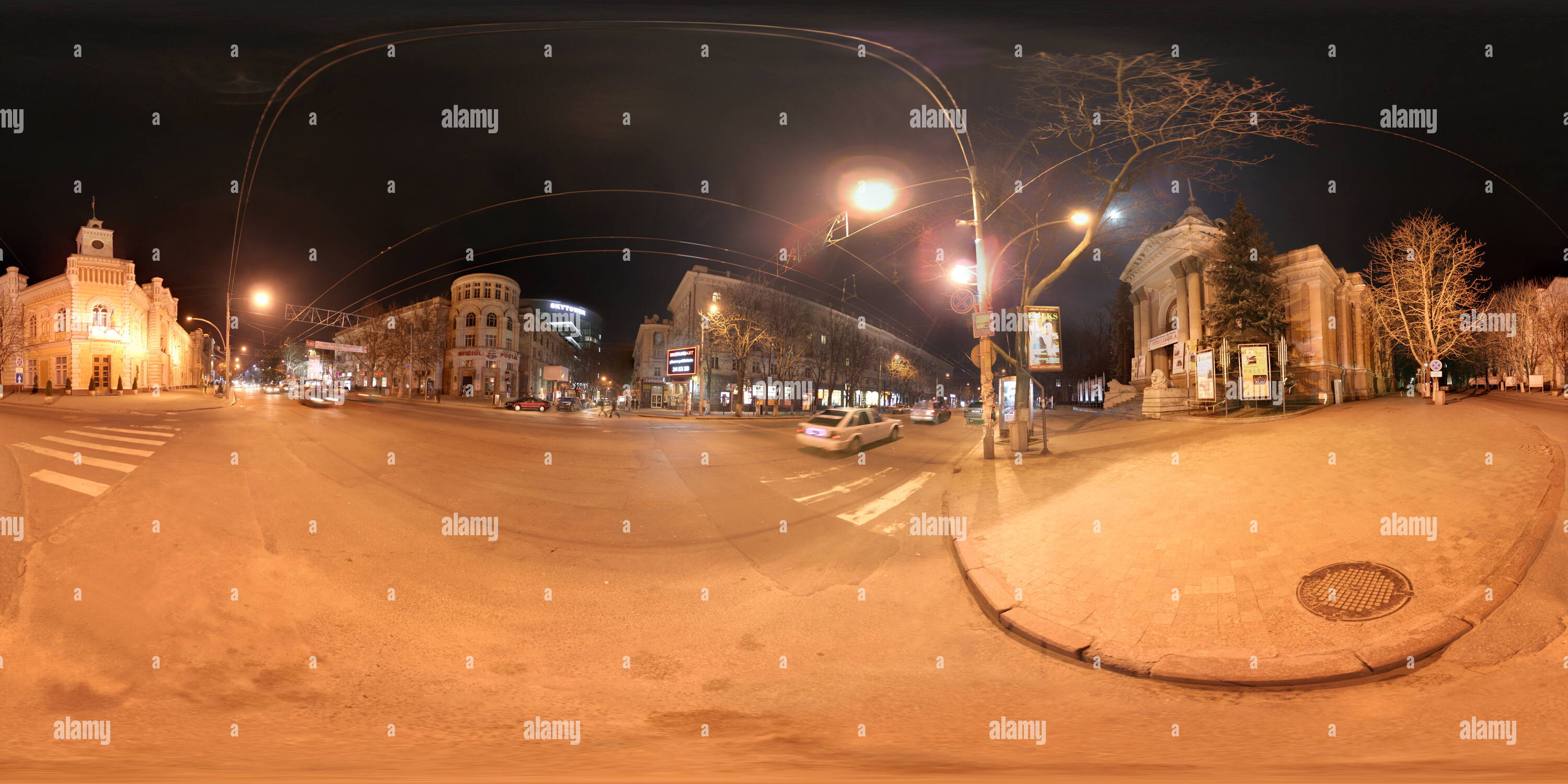 360° view of Kishinev - City Hall Square - Alamy