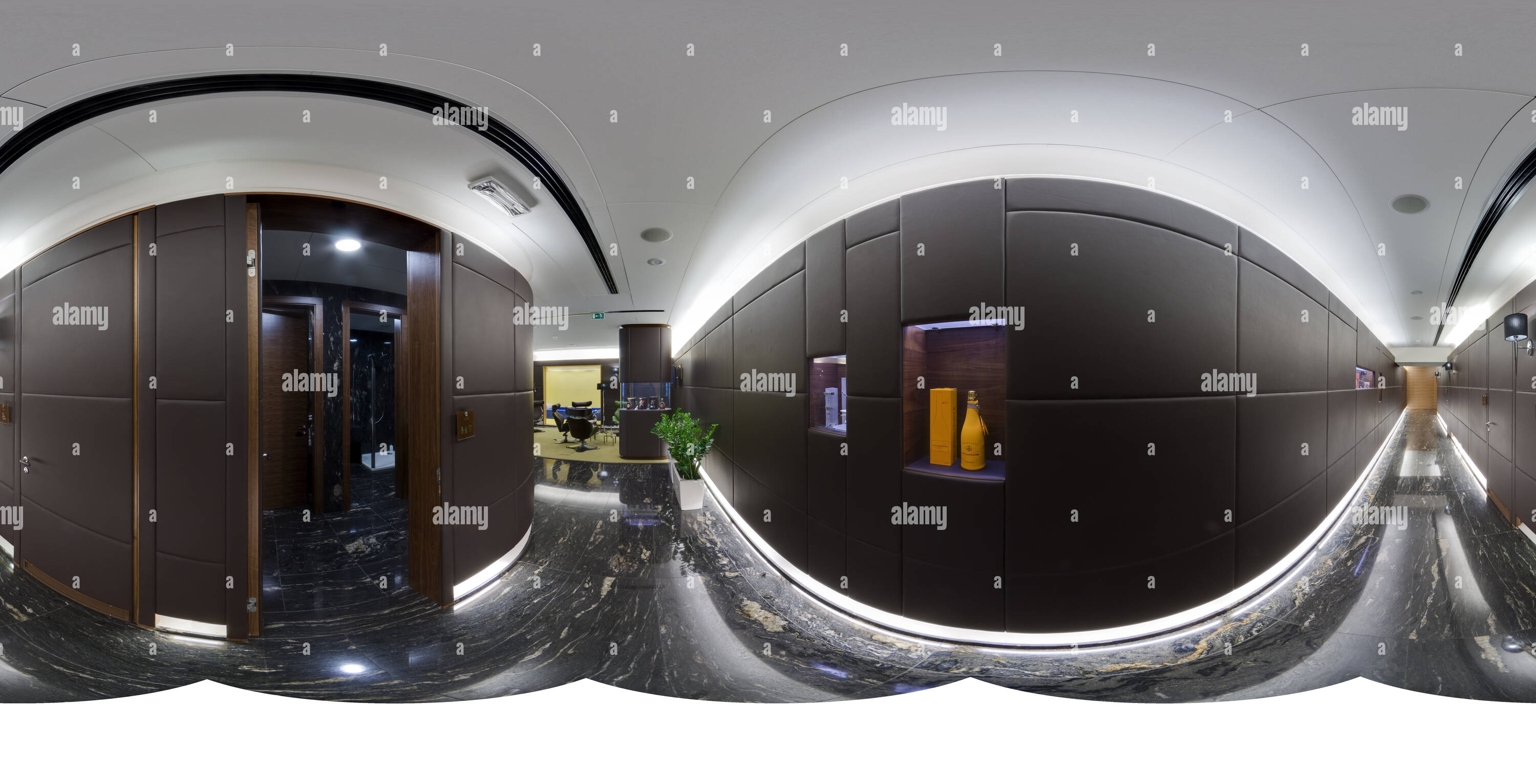 360° view of VIP Club Hallway - Alamy
