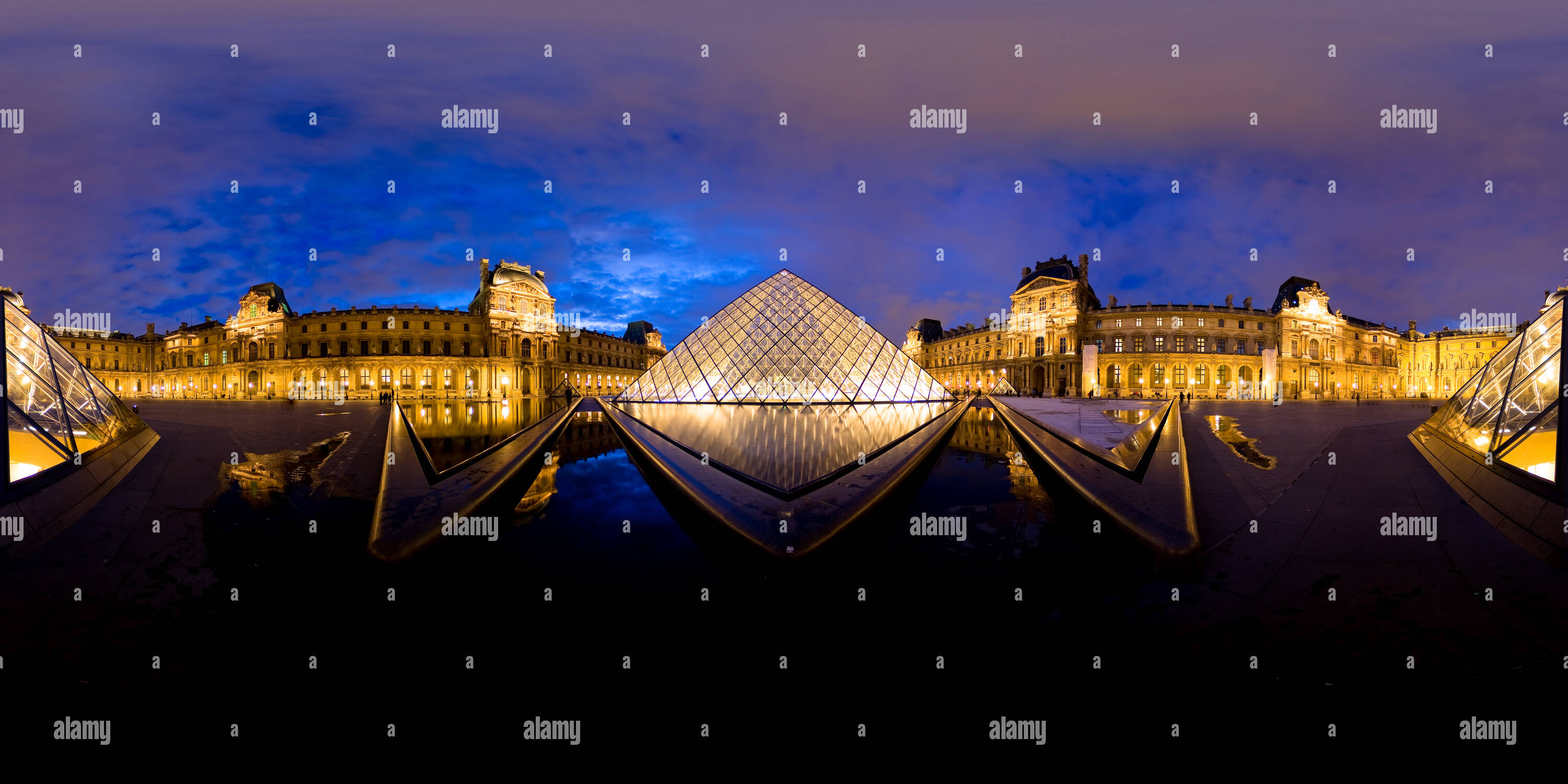 360° view of The Louvre, Paris, France - Alamy