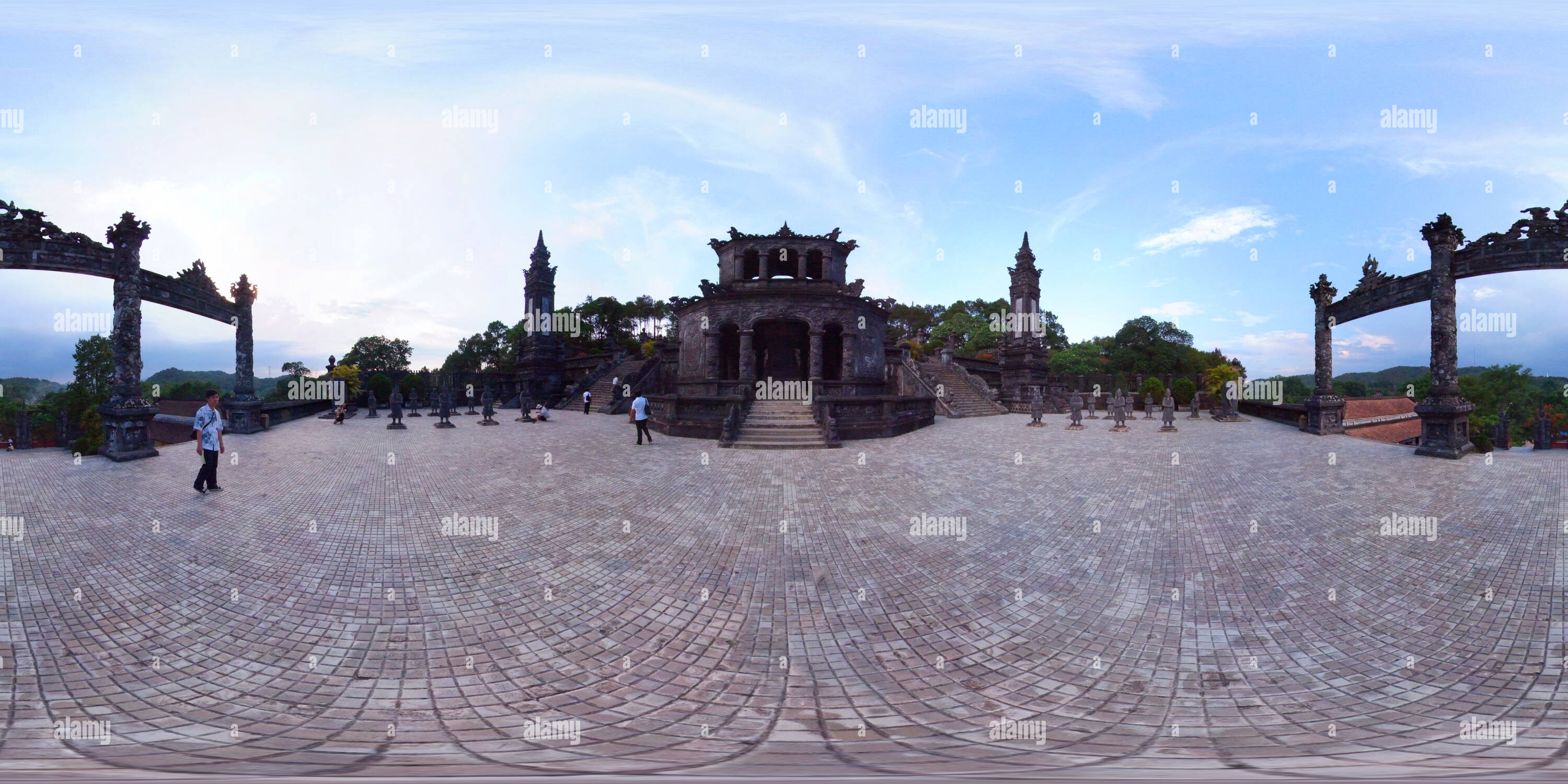 360° view of Temple of Letters - Gia Long Temple - Hue, Viet-Nam - Alamy