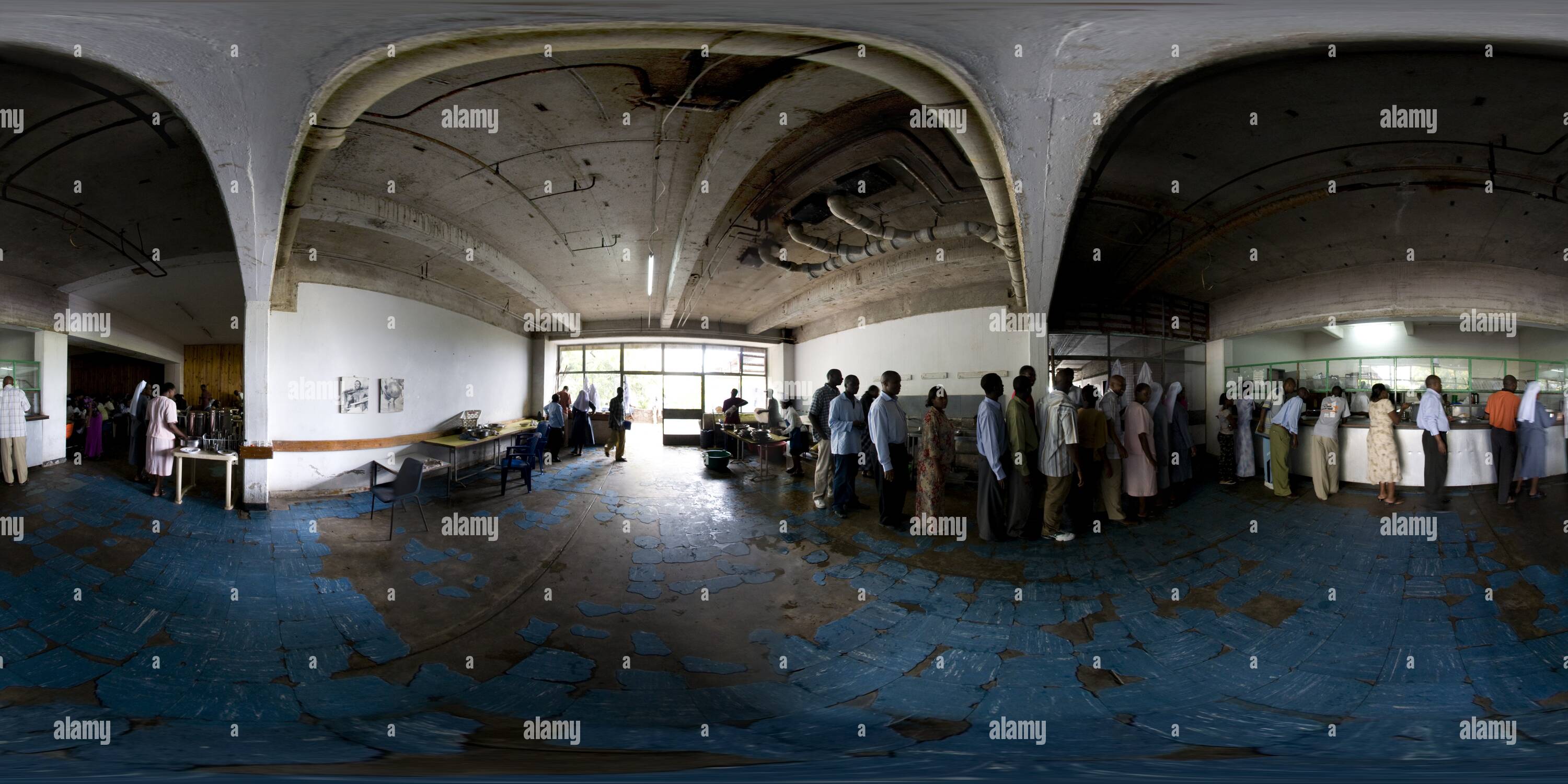 360° view of Mwanza: Bugando Hospital. Canteen - Alamy