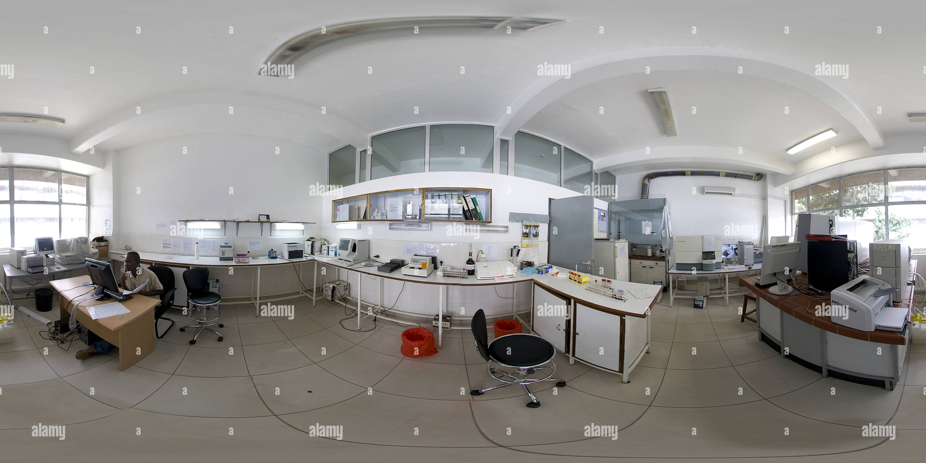 360° view of Bugando Hospital- Laboratory - Alamy