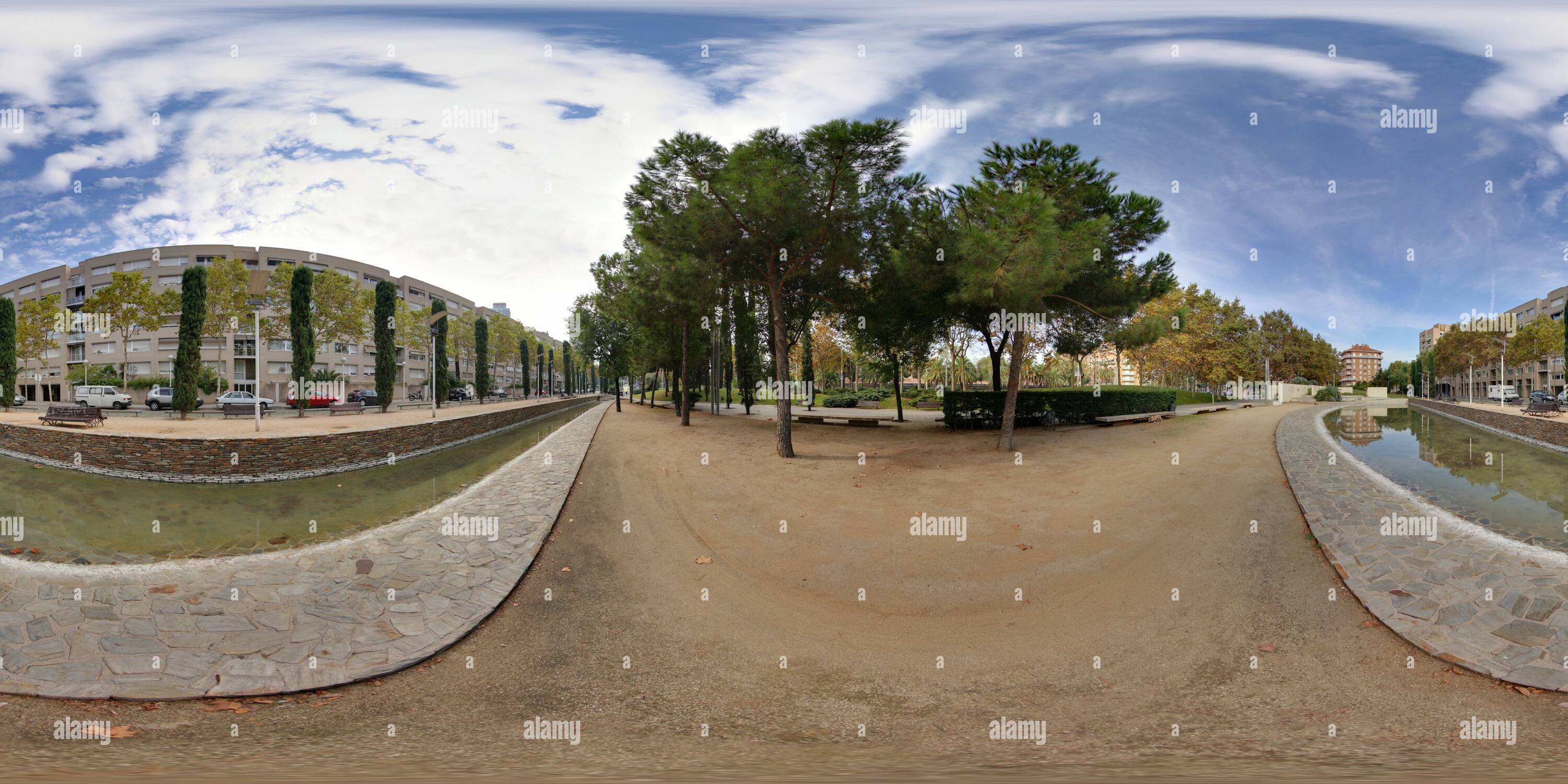 360° view of Barcelona 04 10 2009 B - Alamy