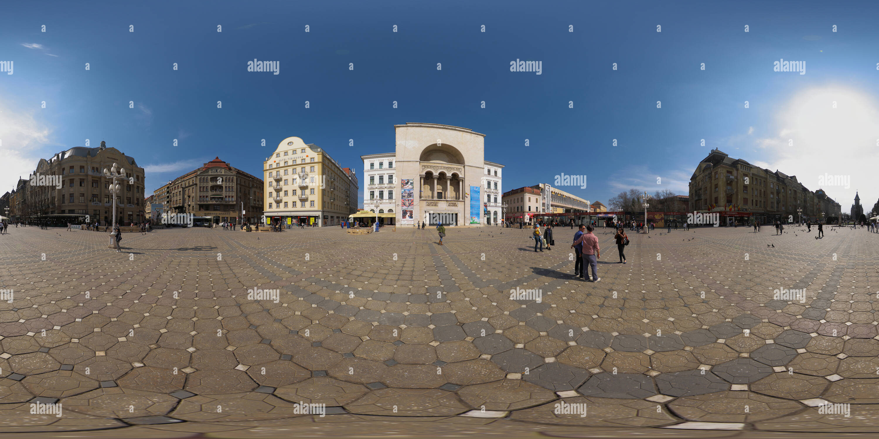 360° view of Opera Square Timisoara - Alamy