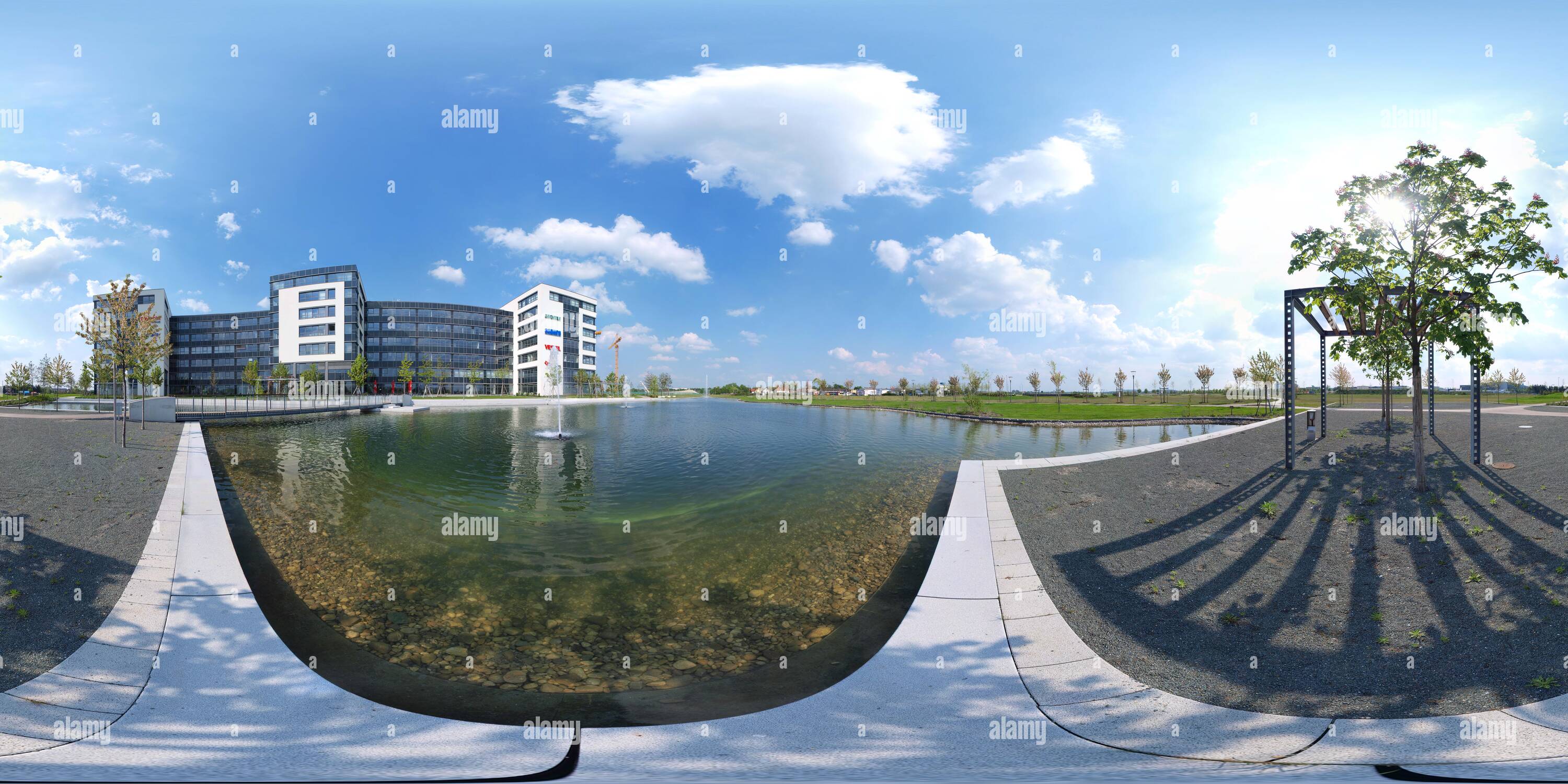 360° view of Business Campus Garching - Alamy