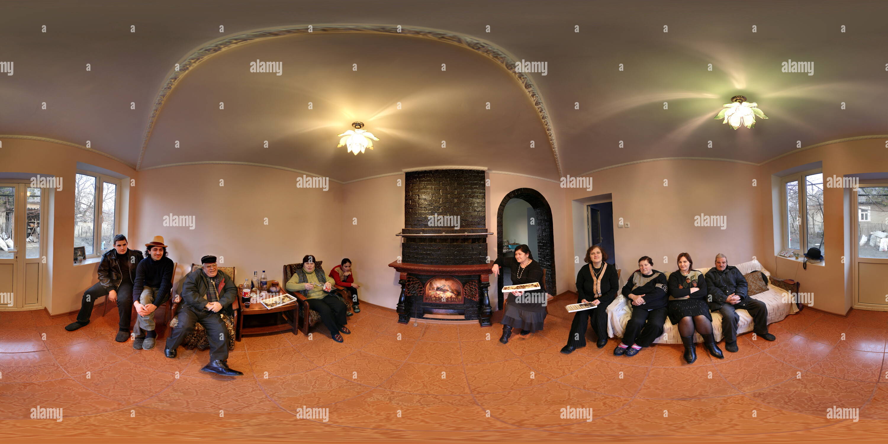 360° view of Moldova - Cimislia In Casa - Alamy