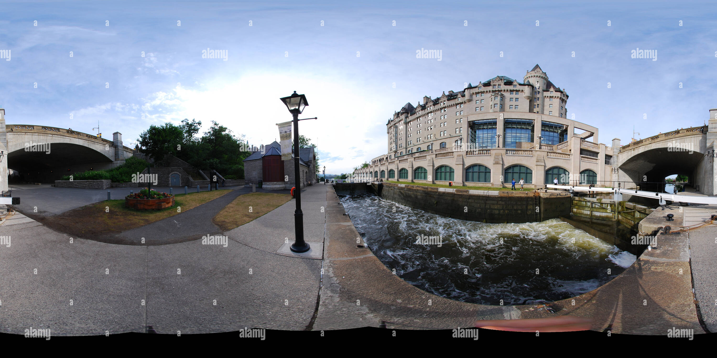 360° view of Ottawa Canal Rideau - Alamy