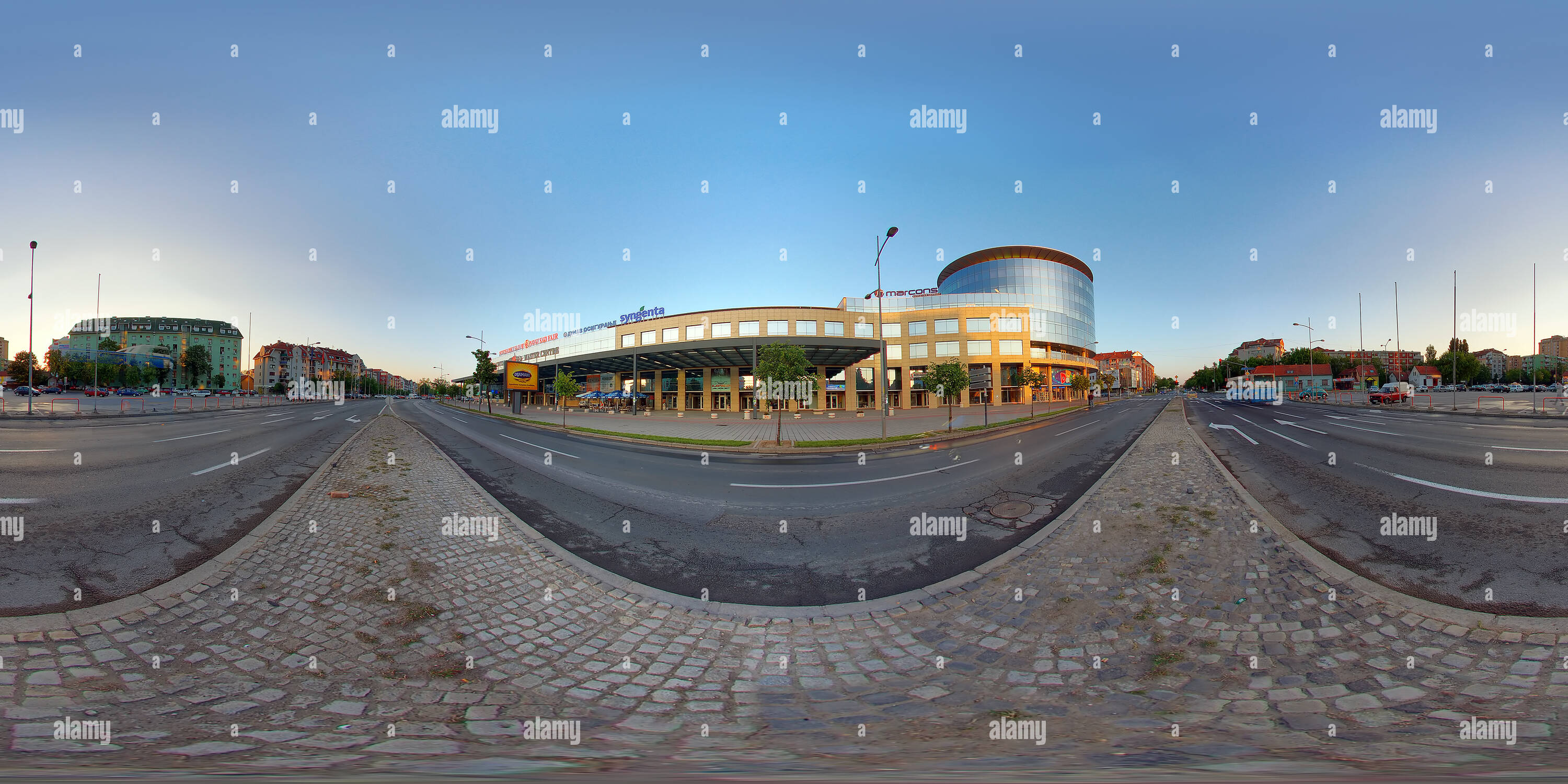 360° view of Novi Sad Fair - Alamy