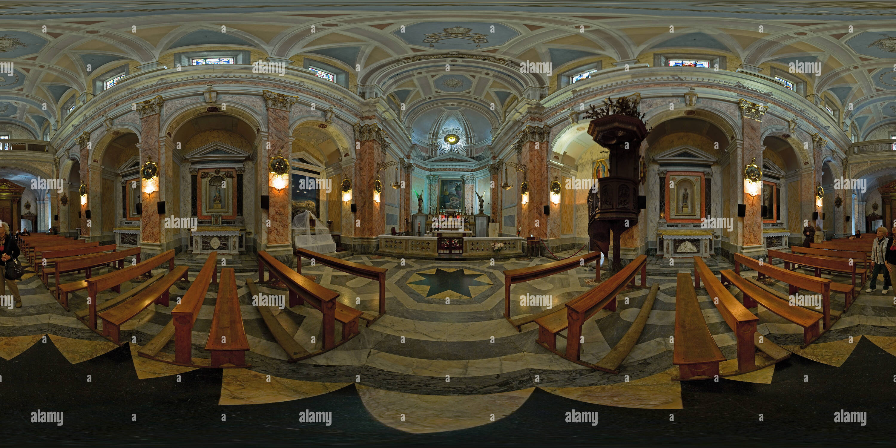 360° view of Israel, St. Peter's Roman Catholic Church - Alamy