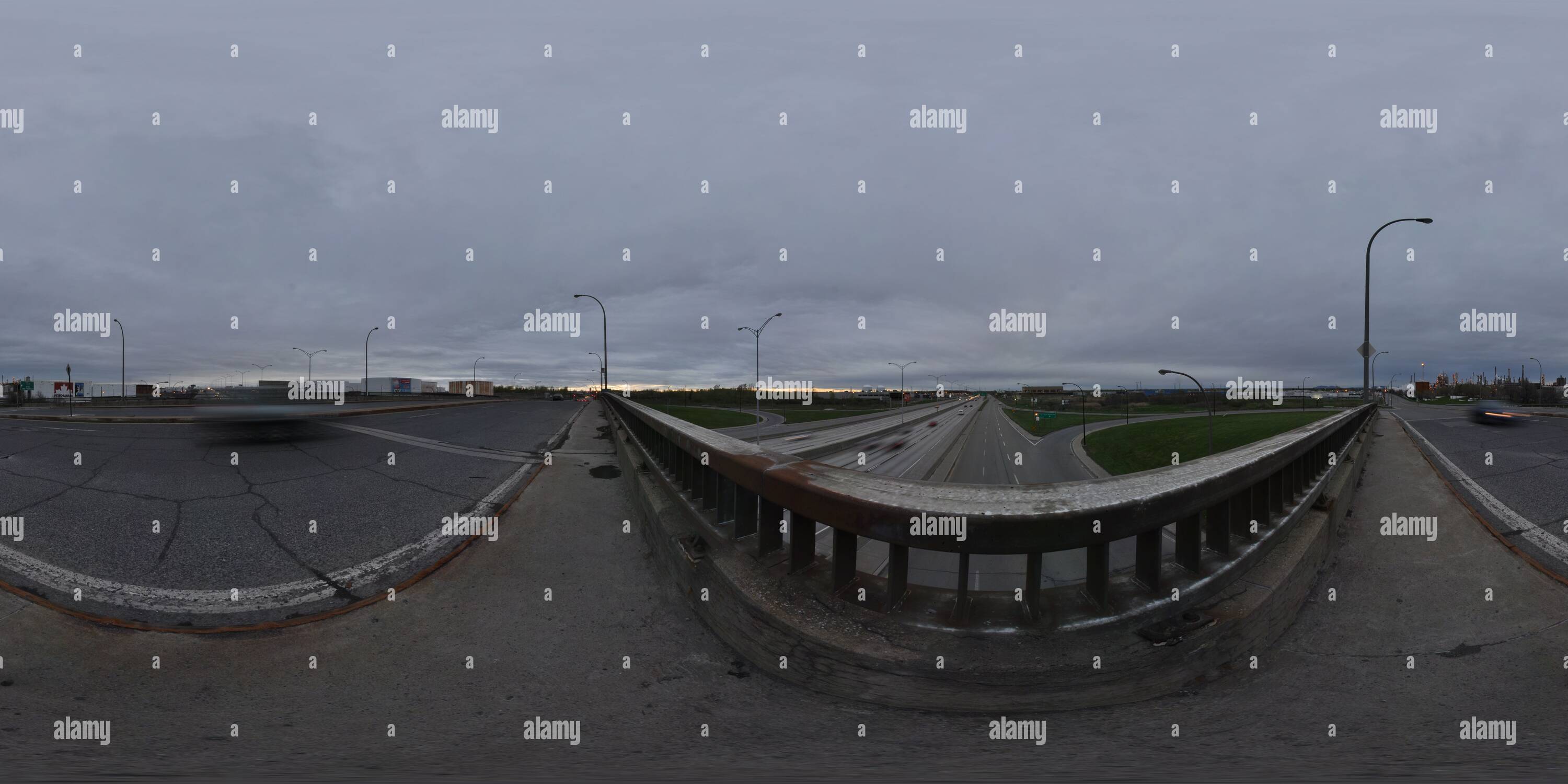 360° view of Montréal East Refinery - Alamy