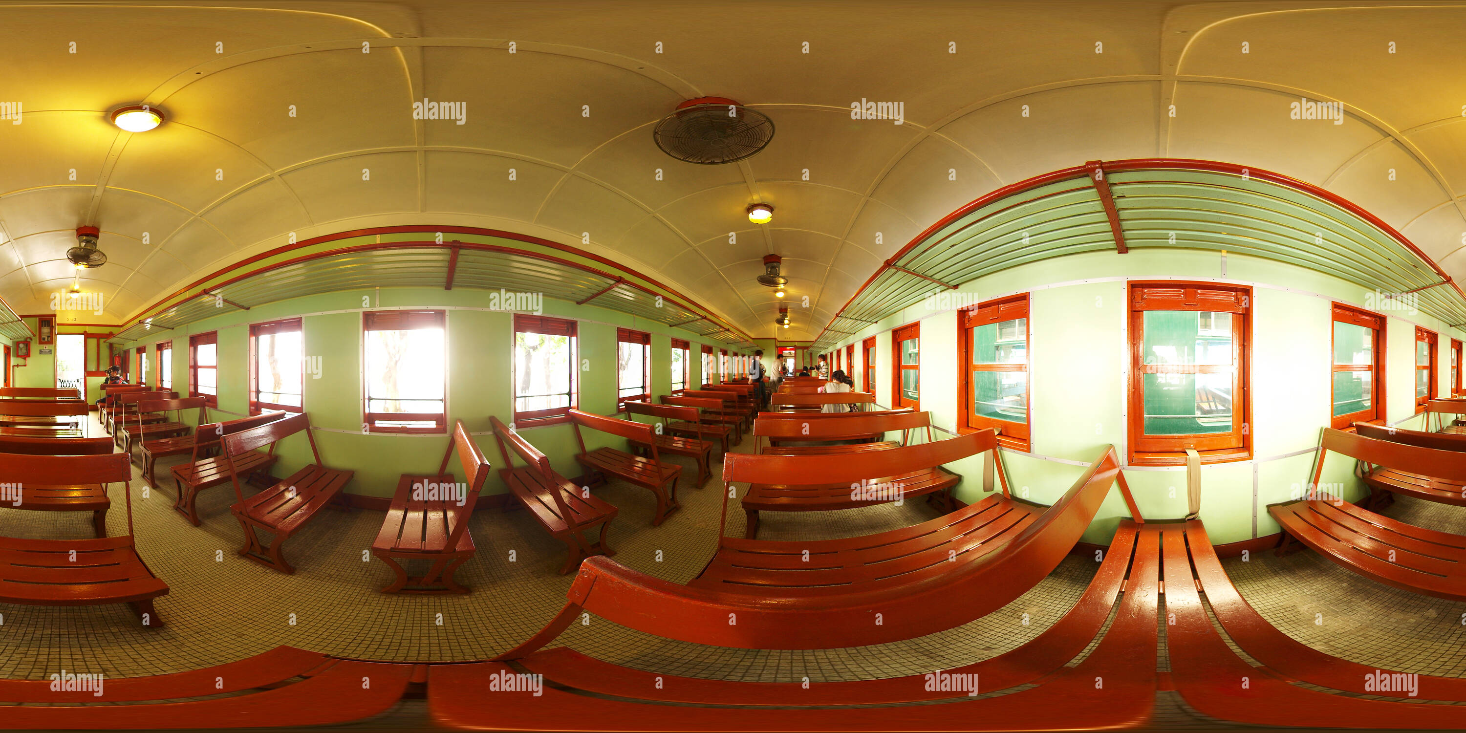 360° view of Tai Po Railway Meseum Train - Alamy