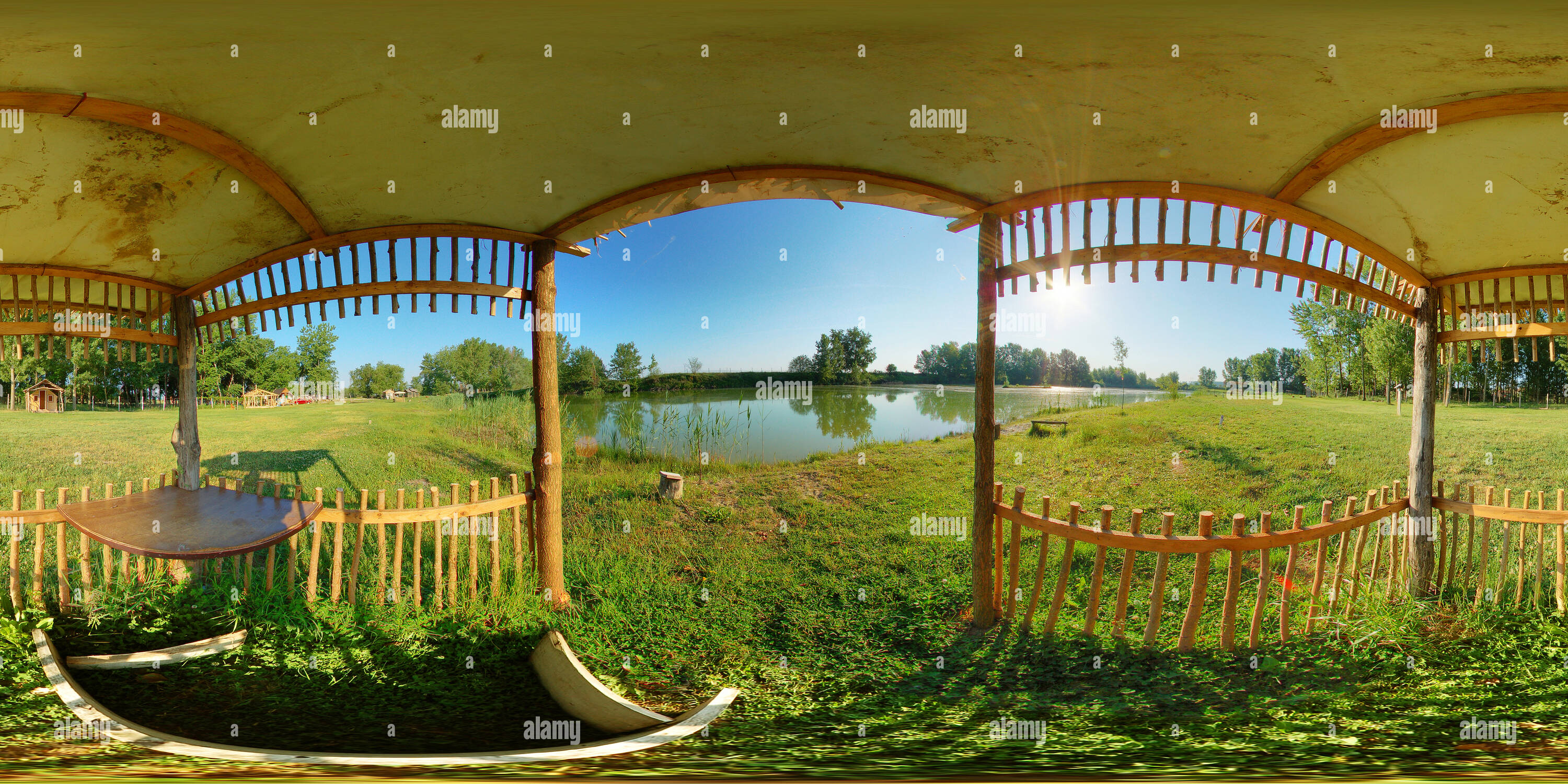 360° view of Ribnjak pored Begecke Jame - Alamy