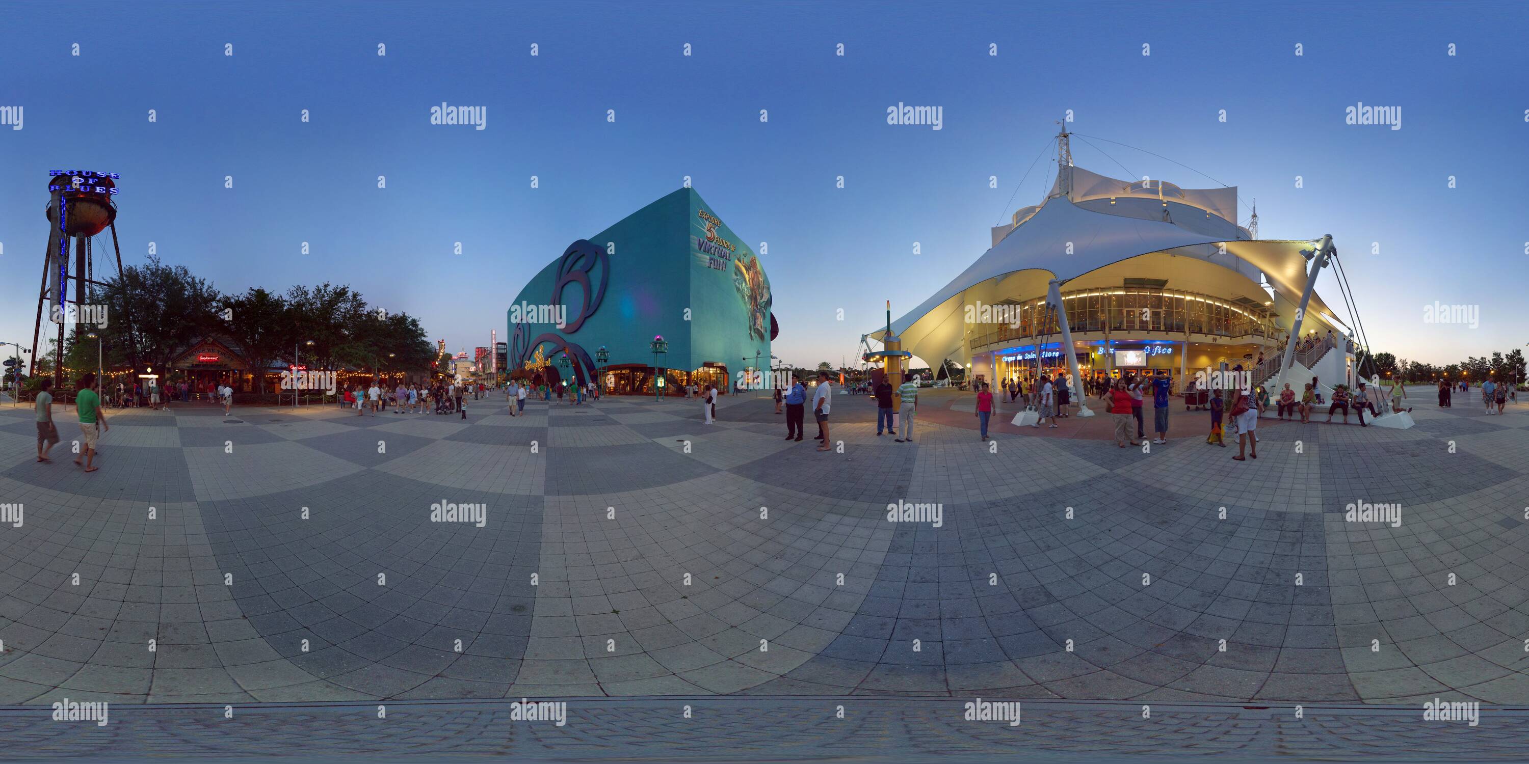 360° view of Downtown Disney West Side - Alamy