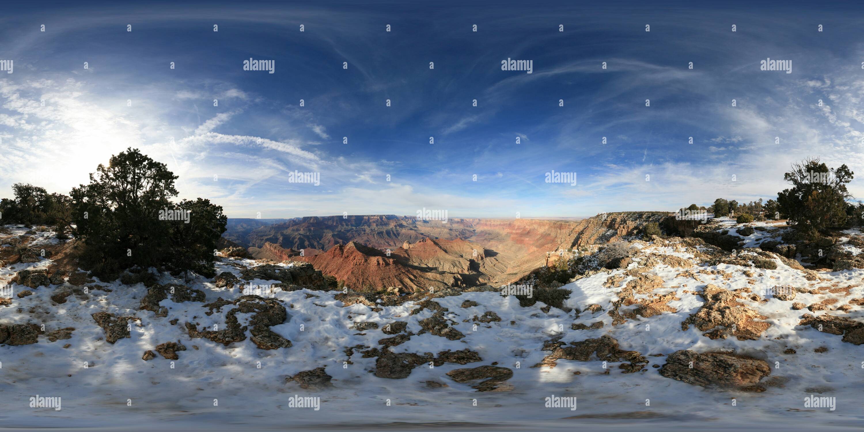 360° view of Grand Canyon South Rim - Alamy