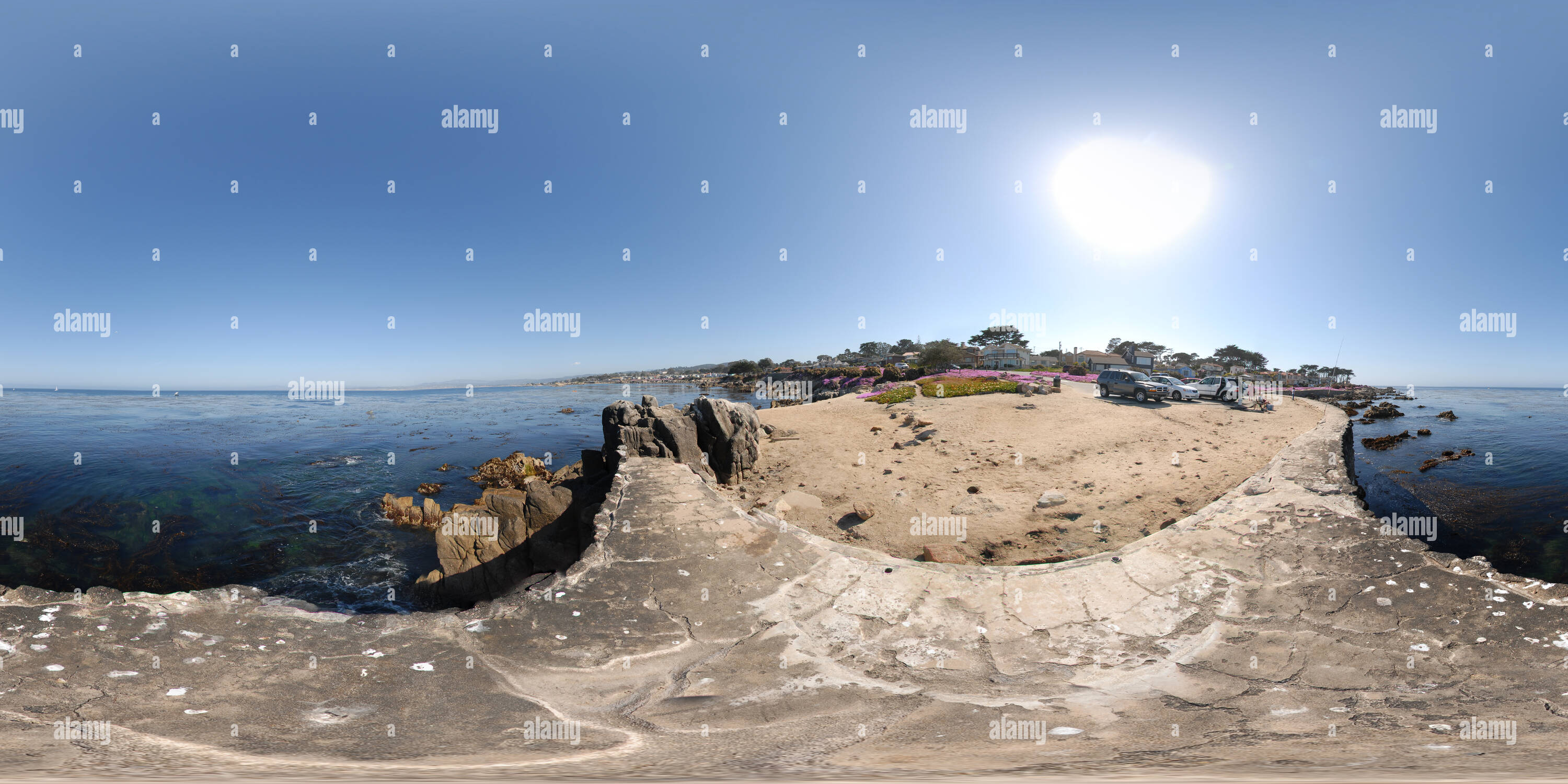 360° view of Perkins Park, Ocean View Boulevard, Monterey, California ...