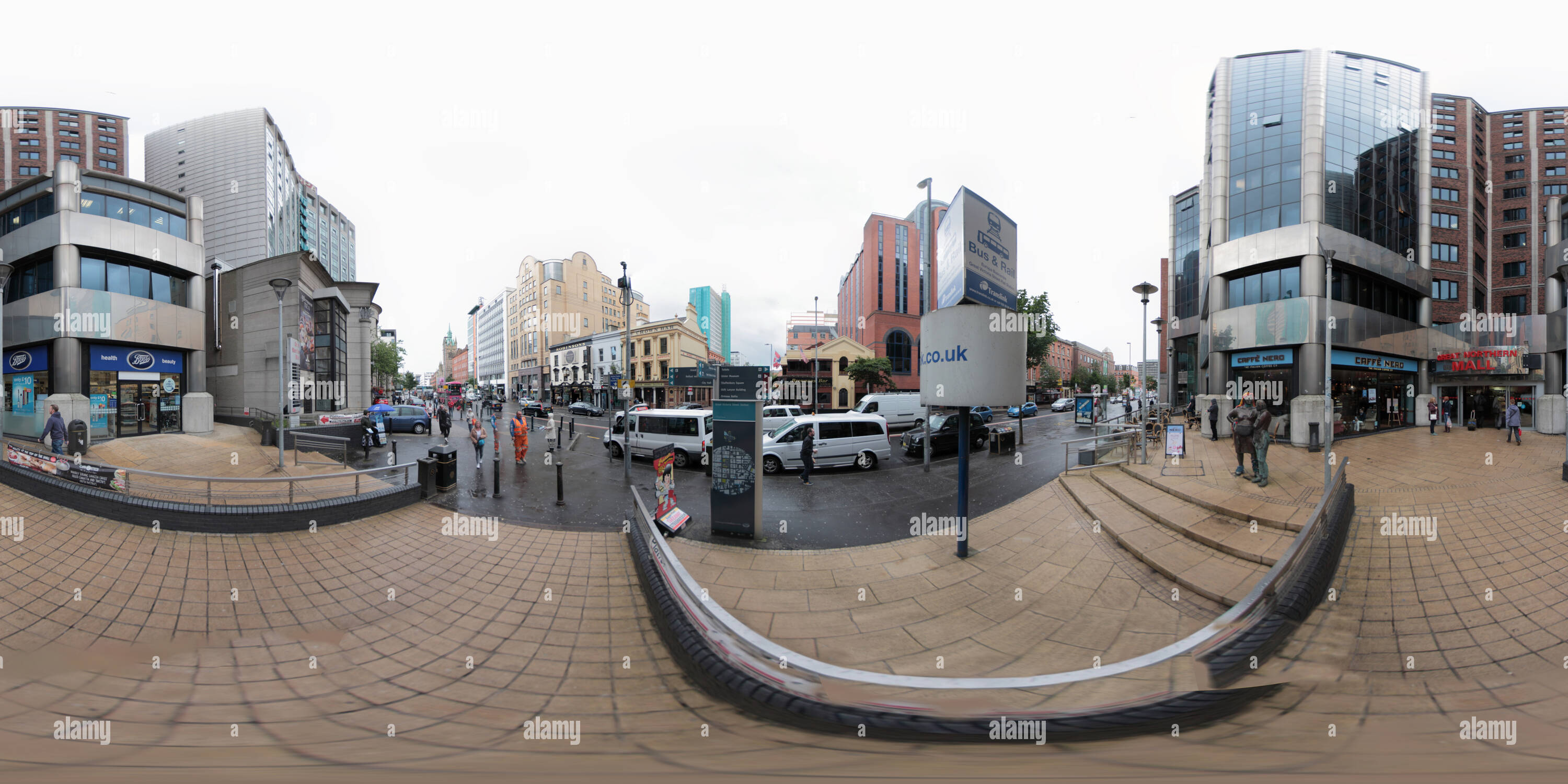 360° view of 25 2015 07 25 Belfast - Alamy