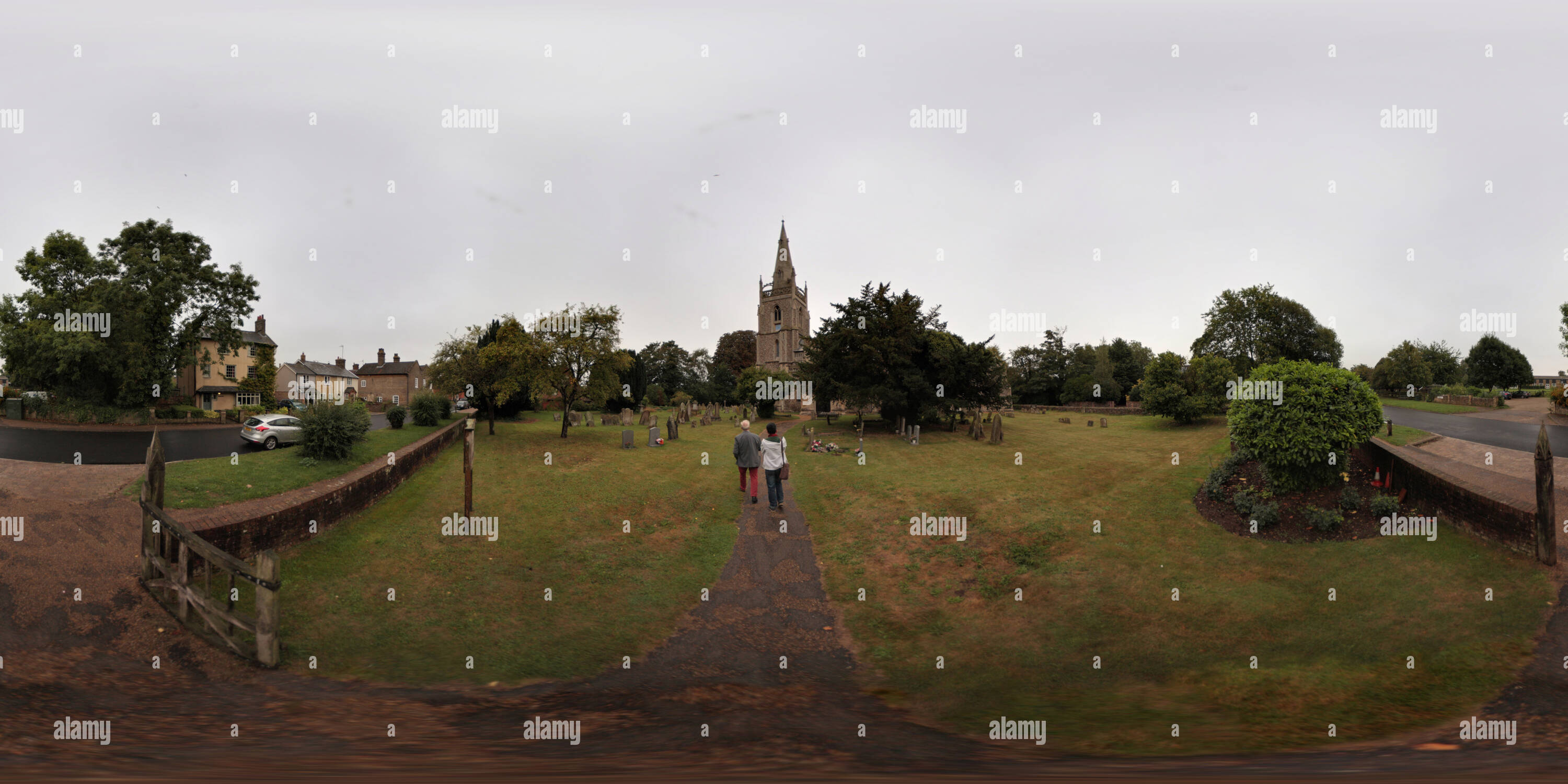360° view of St Peter and St Paul's Church, Lavenham - Alamy