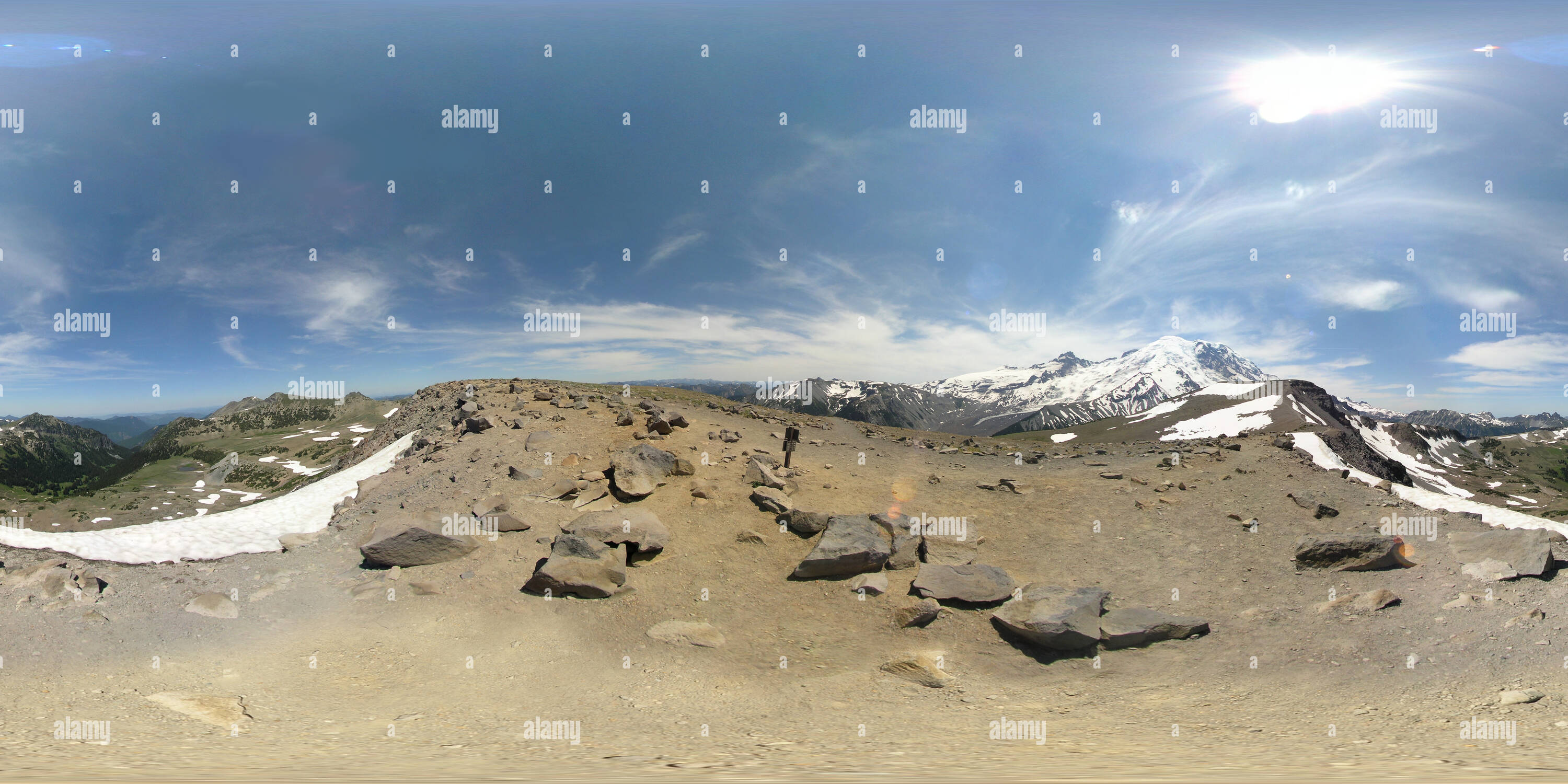 360° view of Burroughs Mountain, WA, USA - Alamy