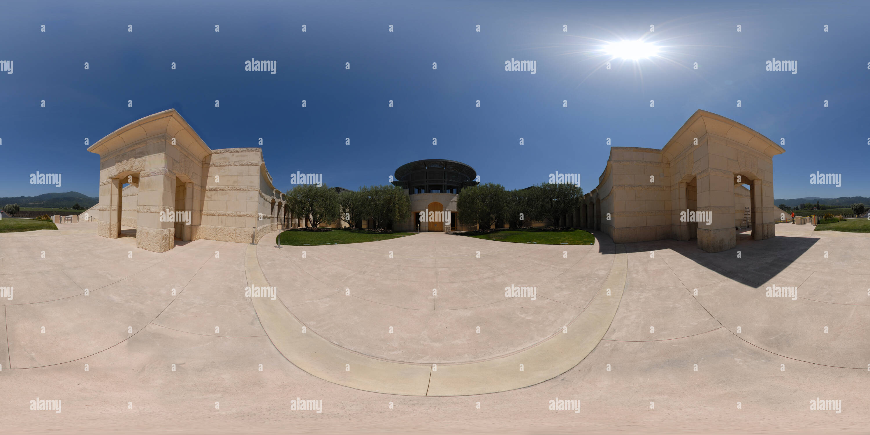 360° view of Opus One Winery, Napa Valley, California - Alamy