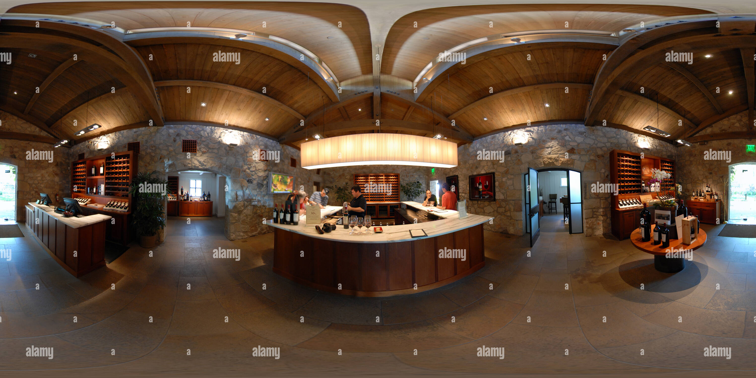 360° view of Beaulieu Vineyard Winery, Napa Valley, California - Alamy