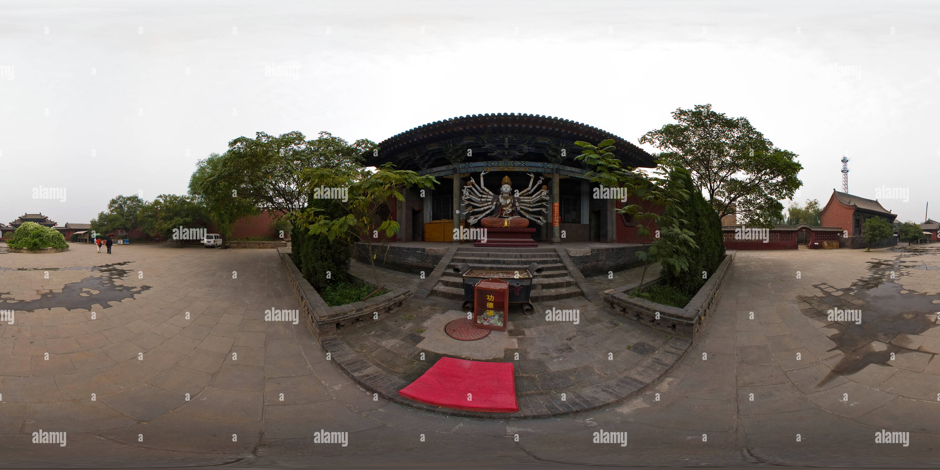 360° view of Shanxi Shuanglin Temple Thousand Goddess Of Mercy Statues ...