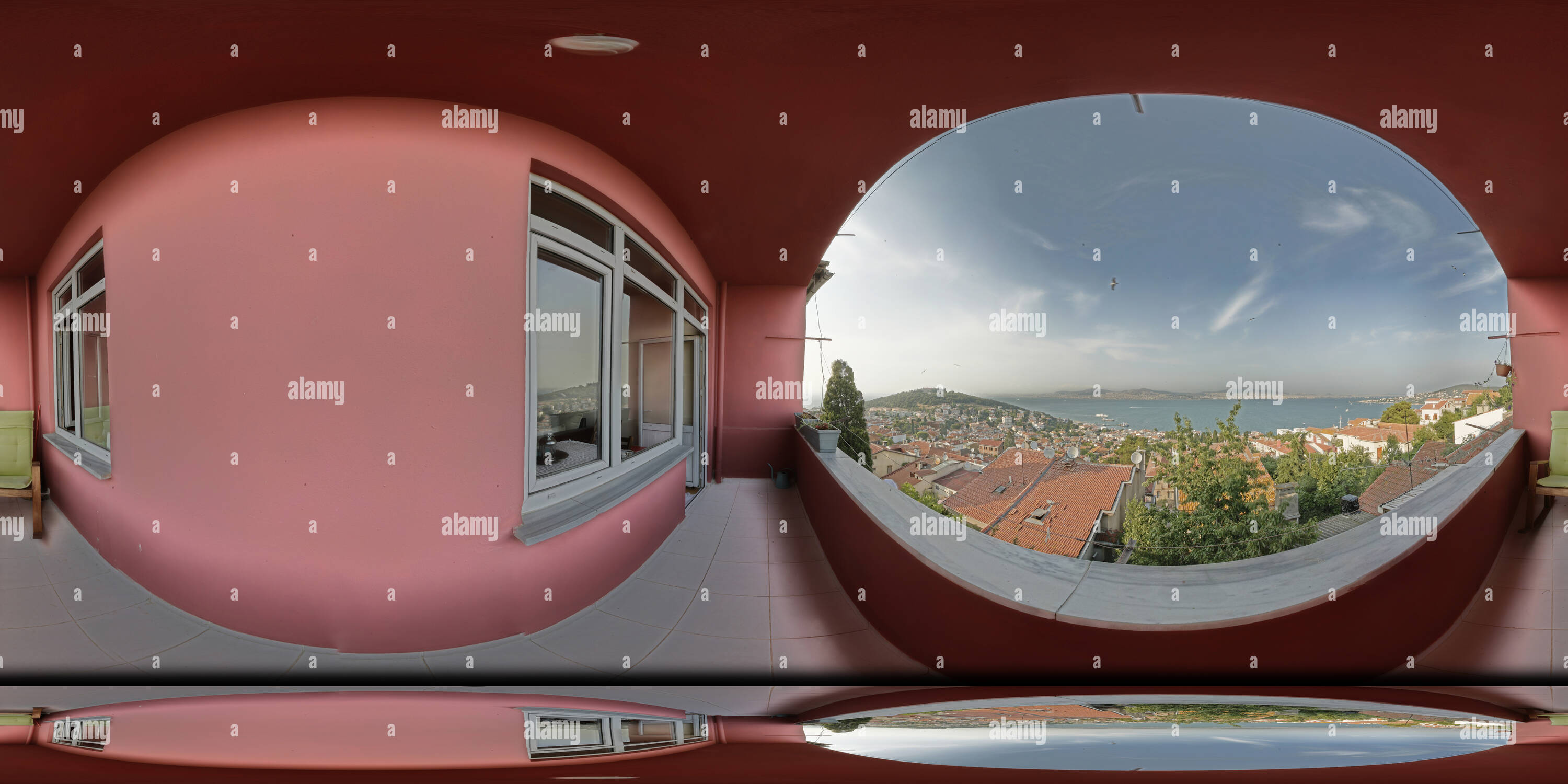 360° view of My Balcony in Halki - Alamy
