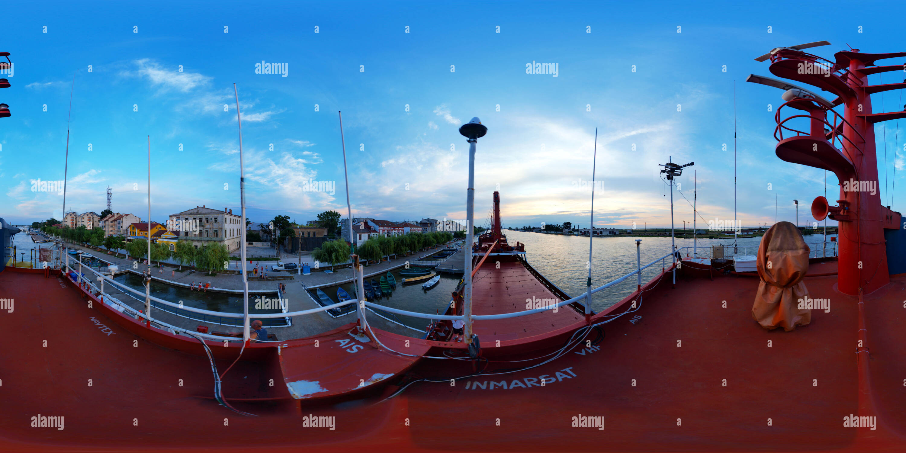 360° view of On top of a turkish cargoship - Alamy