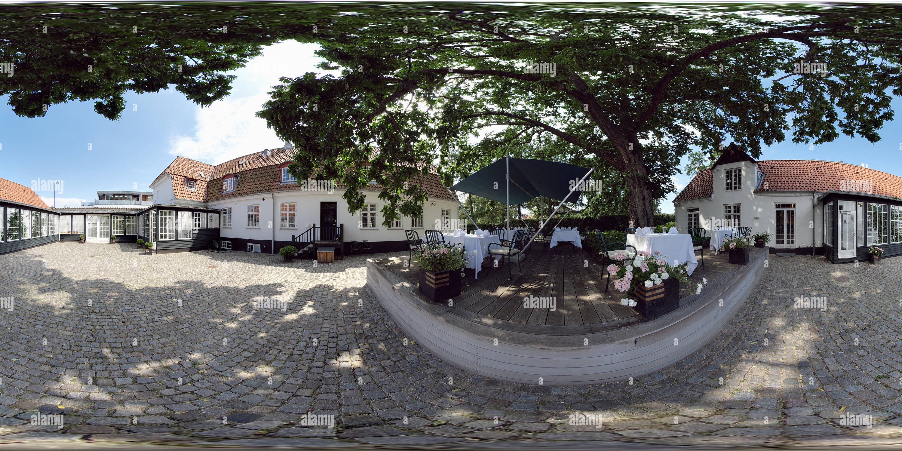 360° view of Villa Helene, Jaegersborg, Denmark - Alamy