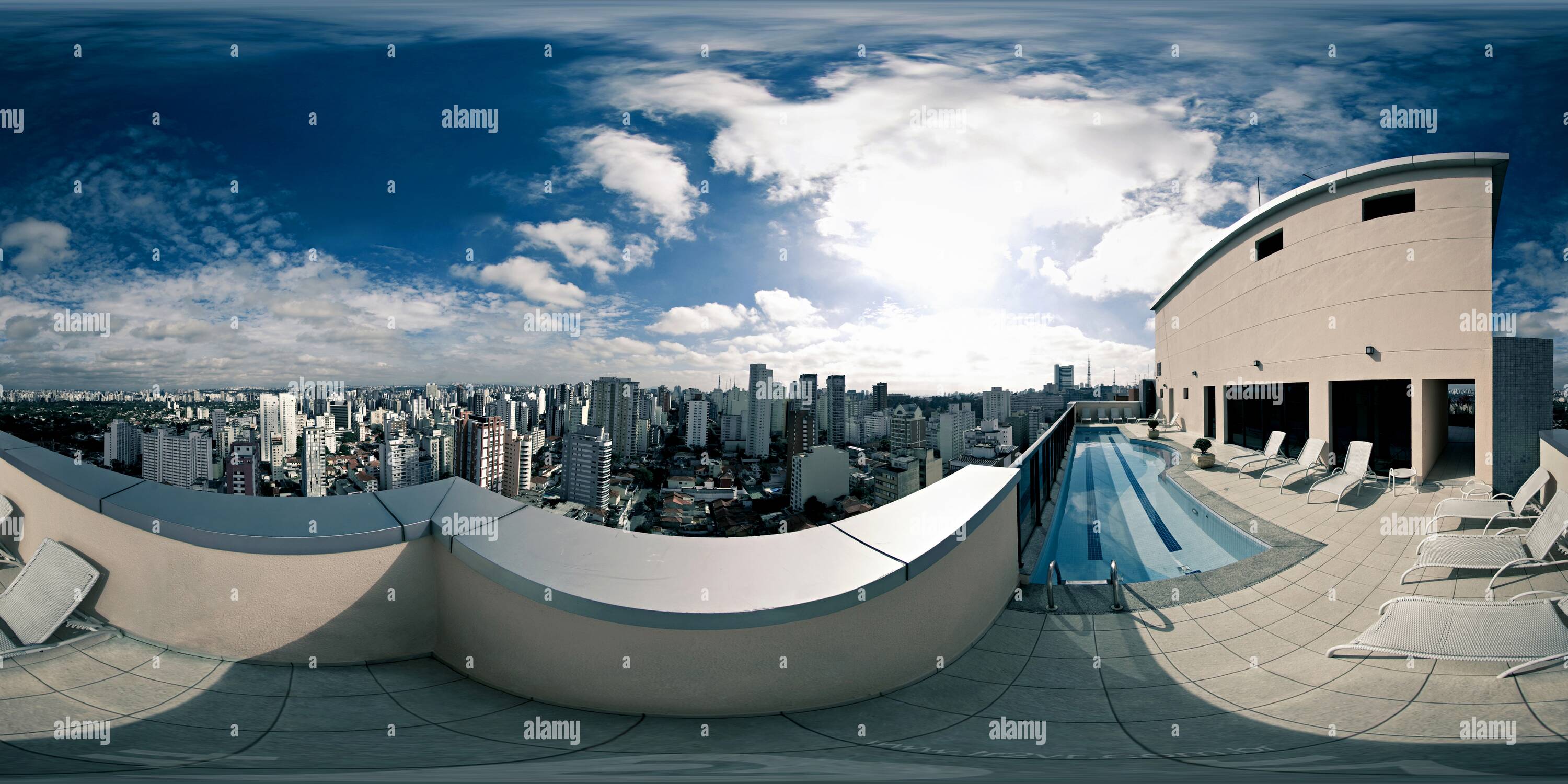 360° view of Sao Paulo, Brazil - Alamy