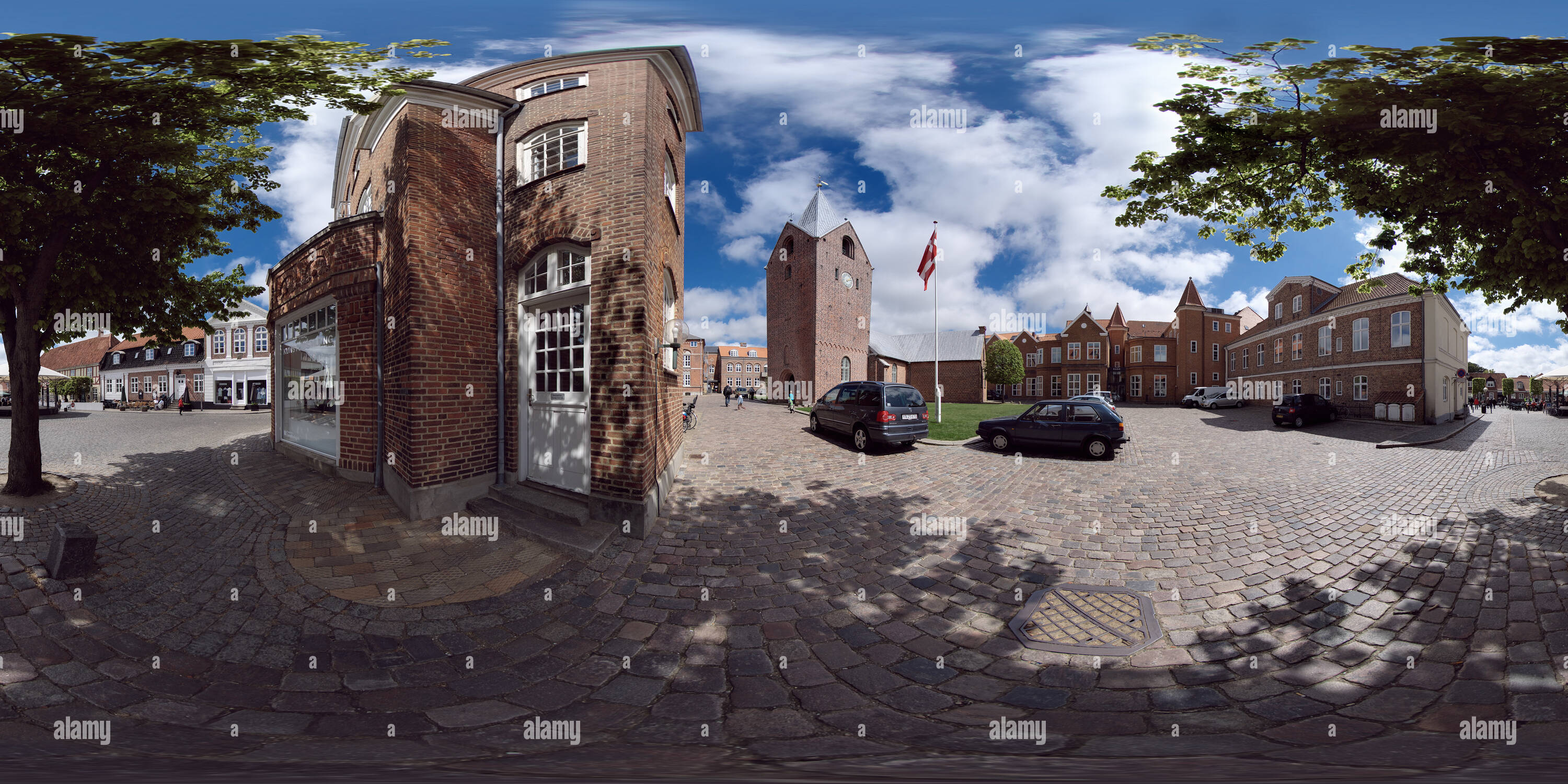 360° view of Ringkoebing Church Denmark - Alamy