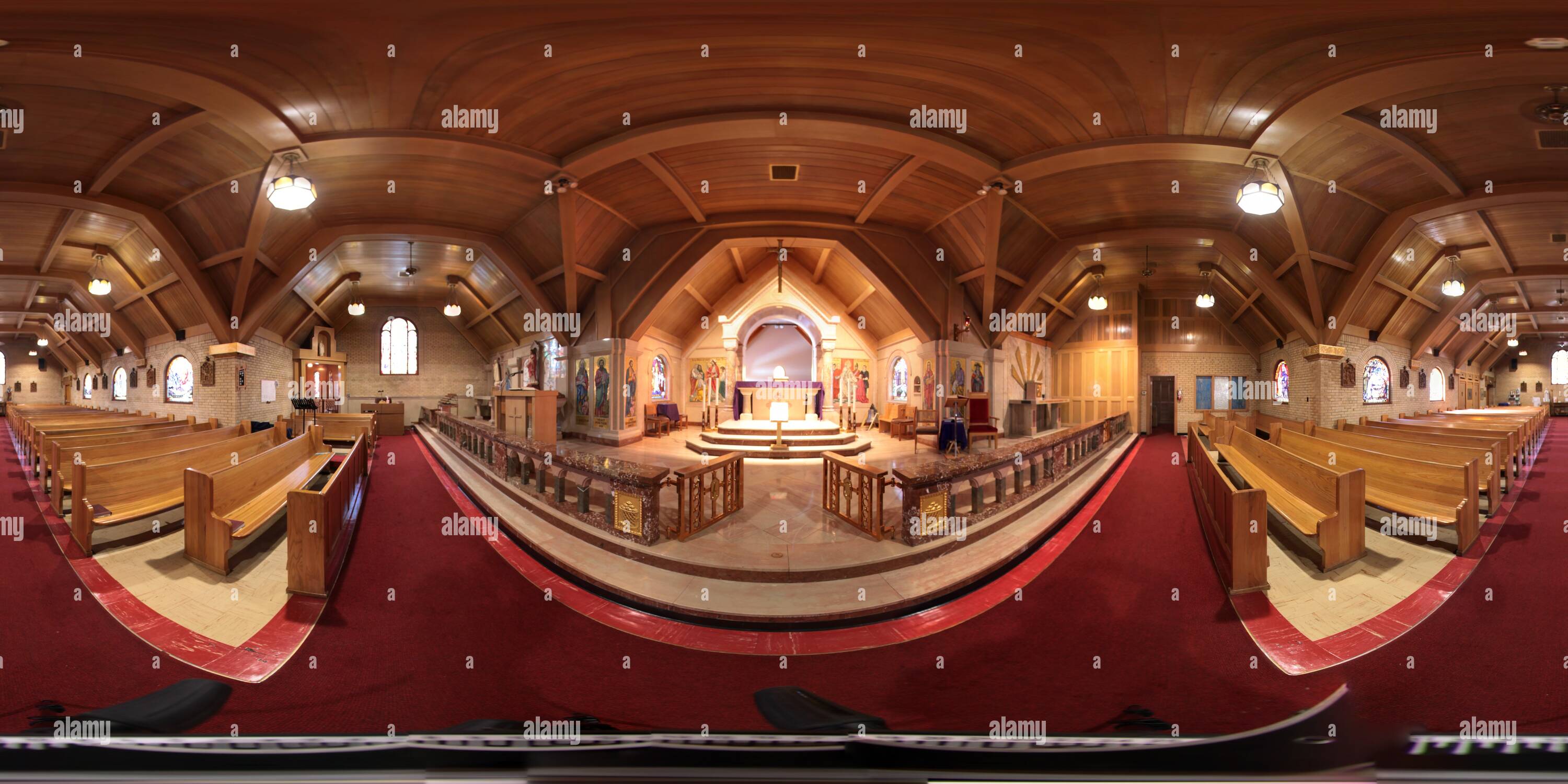 360° view of Lady of Rockies, Banff National Park - Alamy