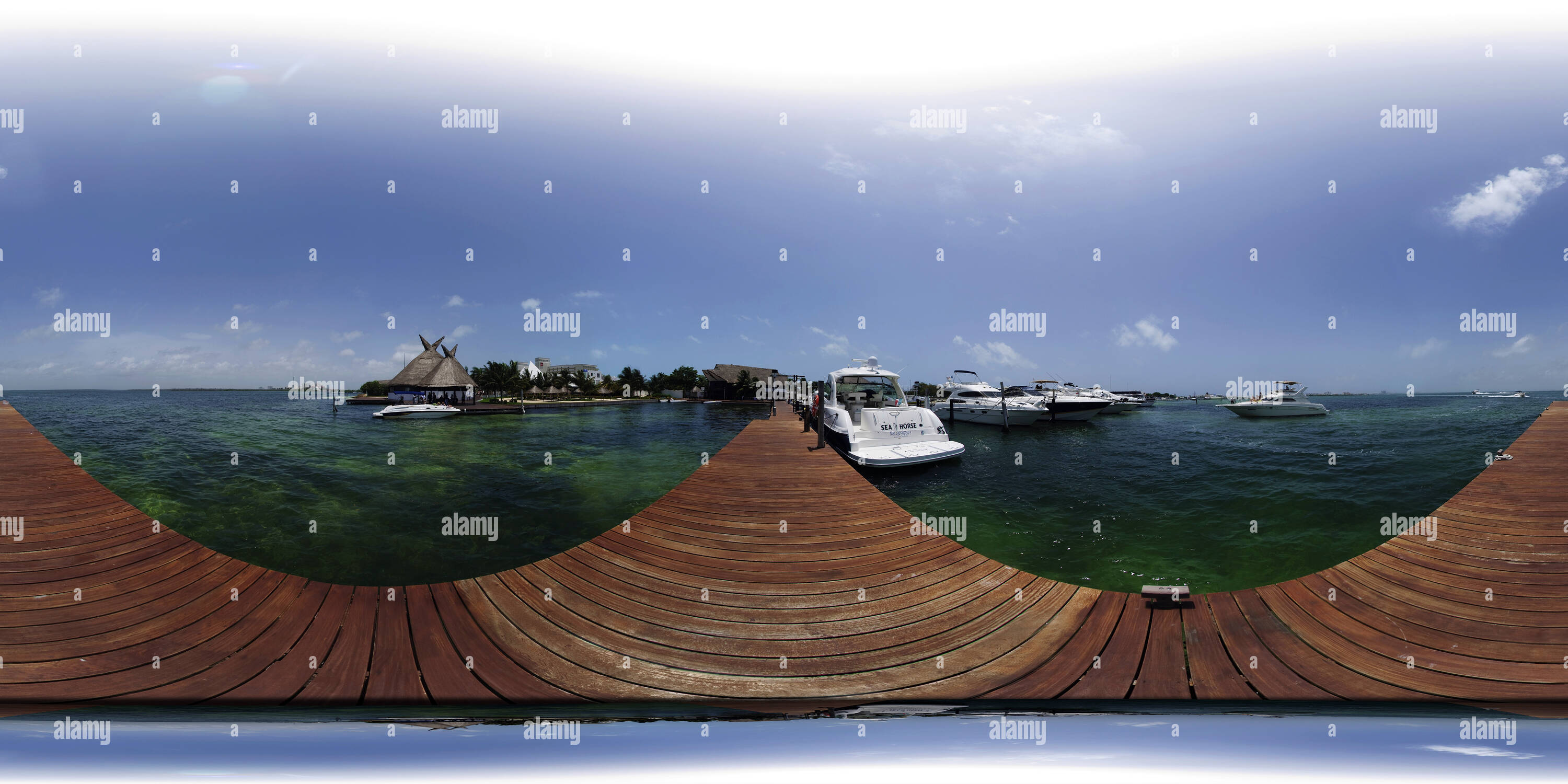 360° view of Sunset Lagoon Marina - Alamy