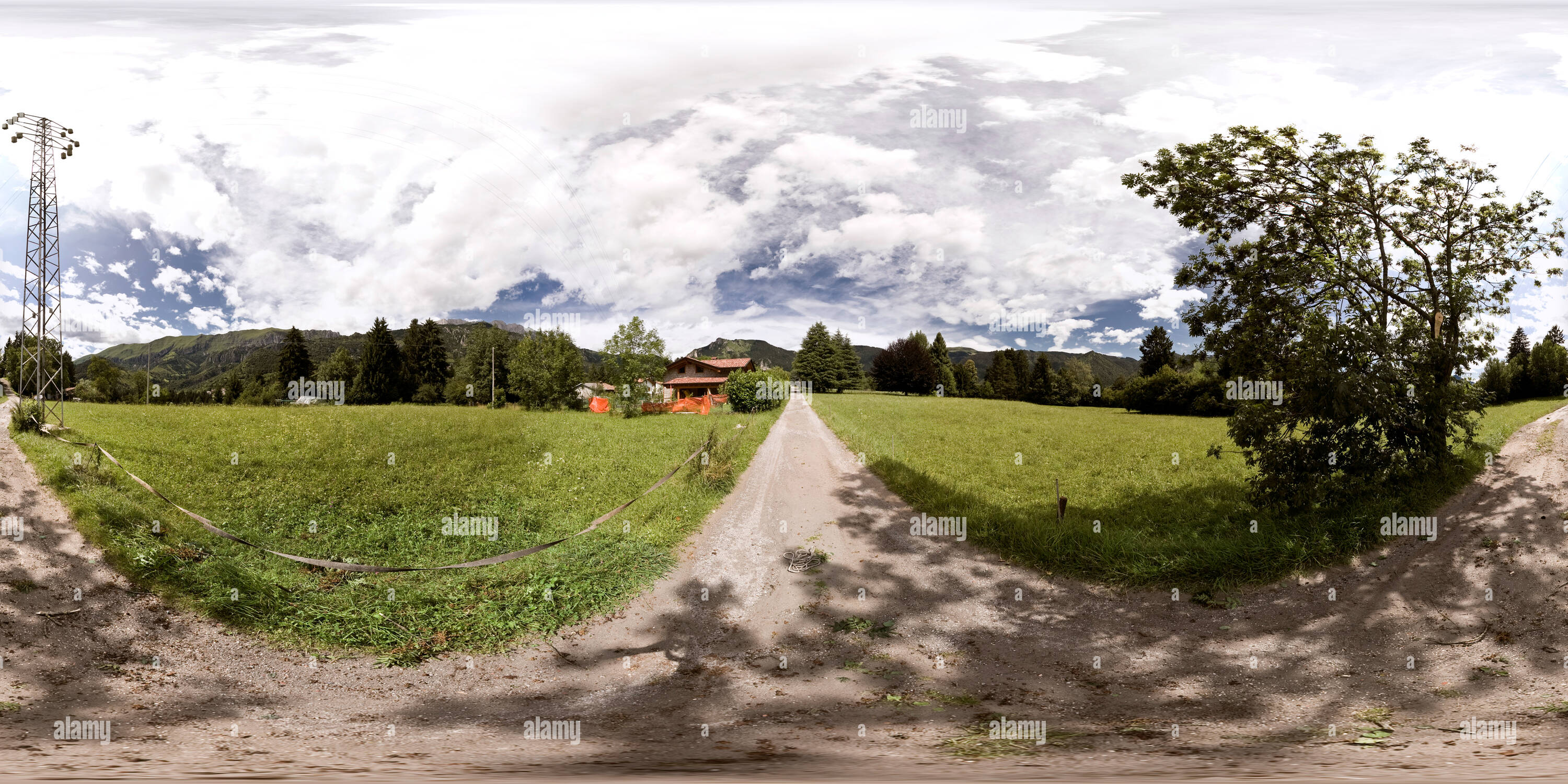 360° view of prati verdi a Bratto (BG) Italy - Alamy