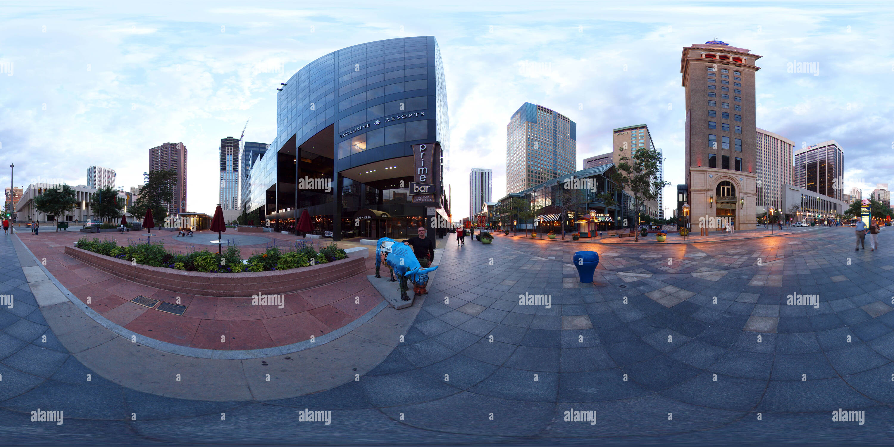 360° view of Daniels & Fisher (D&F) Tower - Alamy