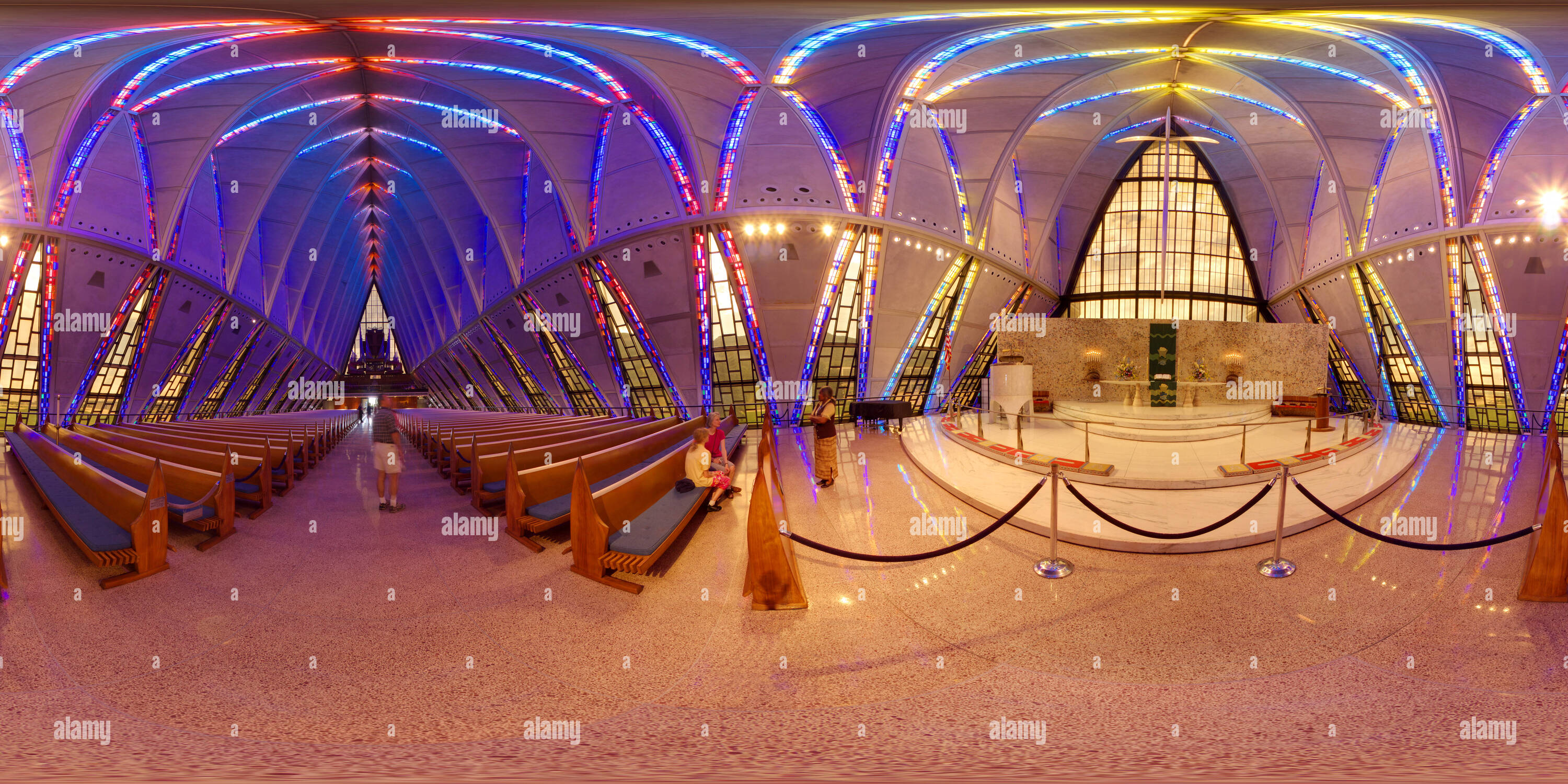 United states air force academy cadet chapel hi-res stock photography ...