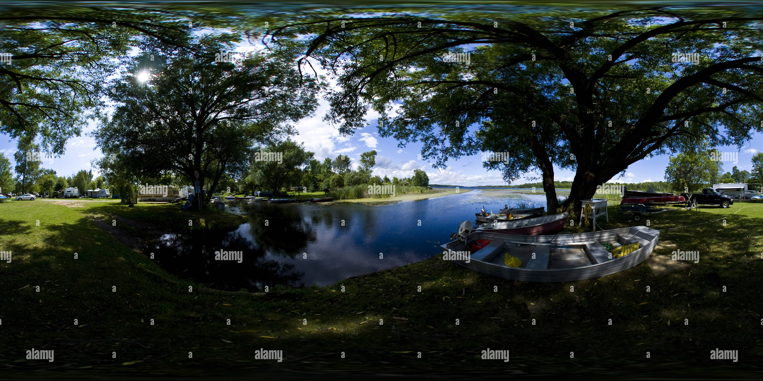 360° view of At The Lake - Alamy
