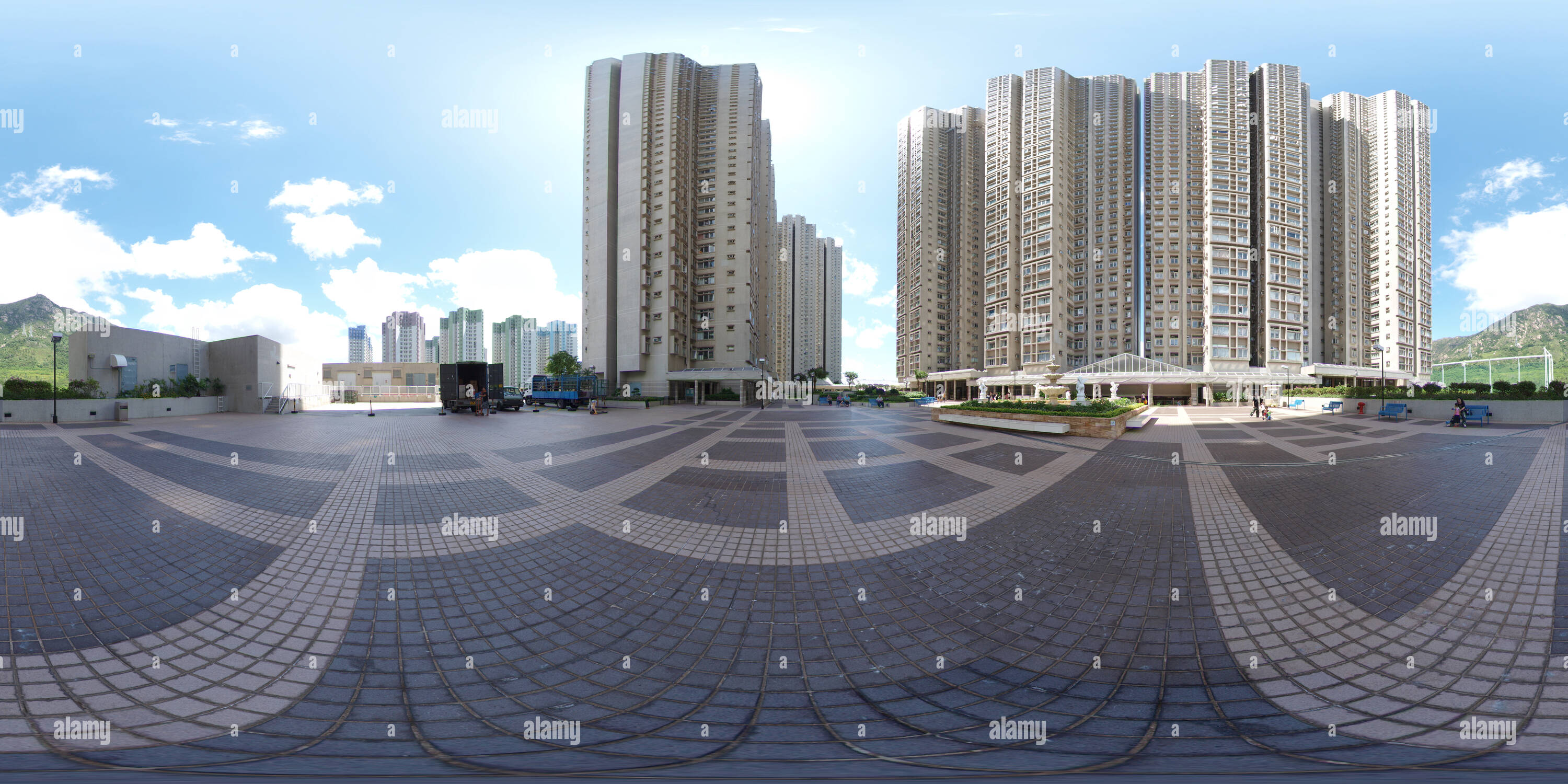 360° view of Sun Tuen Mun Centre - Podium (Outside Block 2 - Alamy
