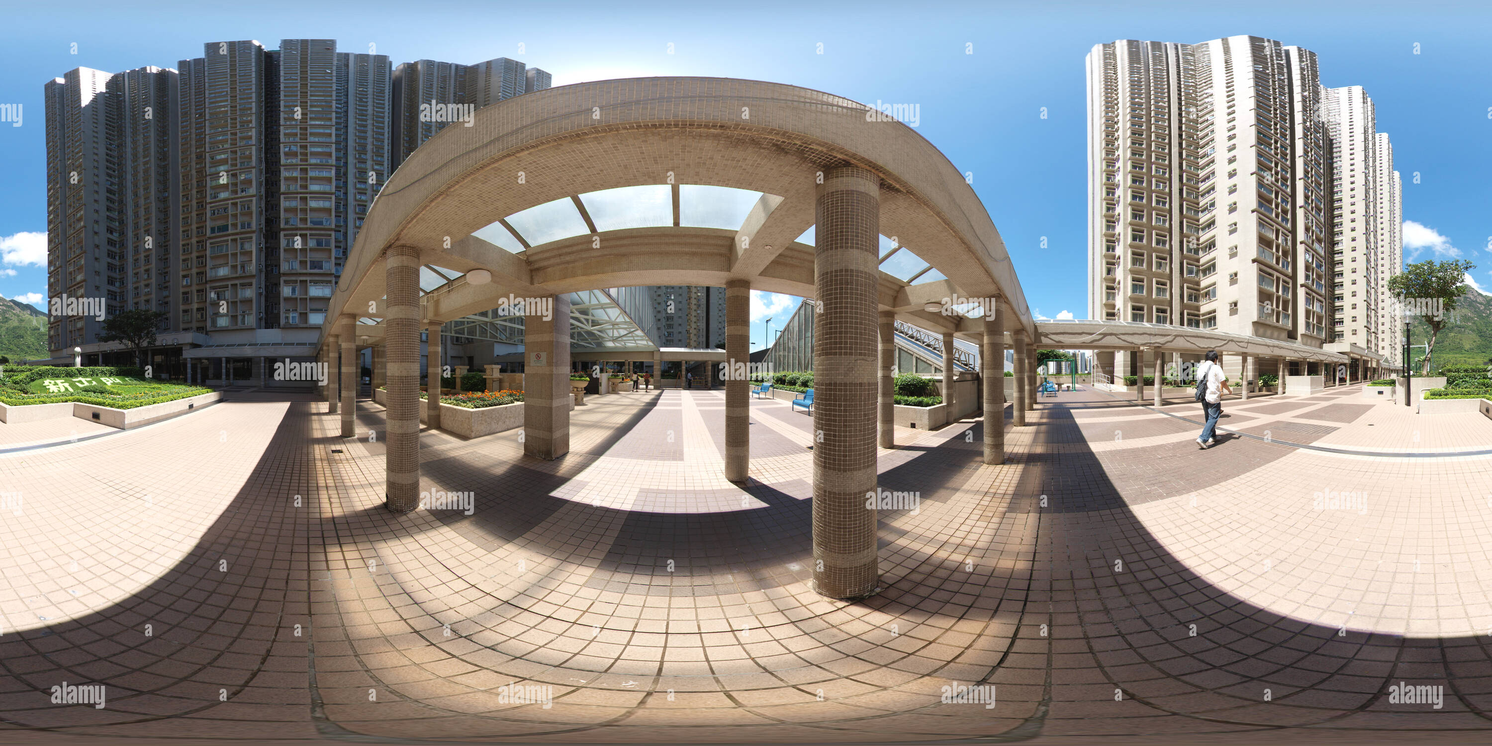 360° view of Sun Tuen Mun Centre - Podium (Outside Block 4 - Alamy