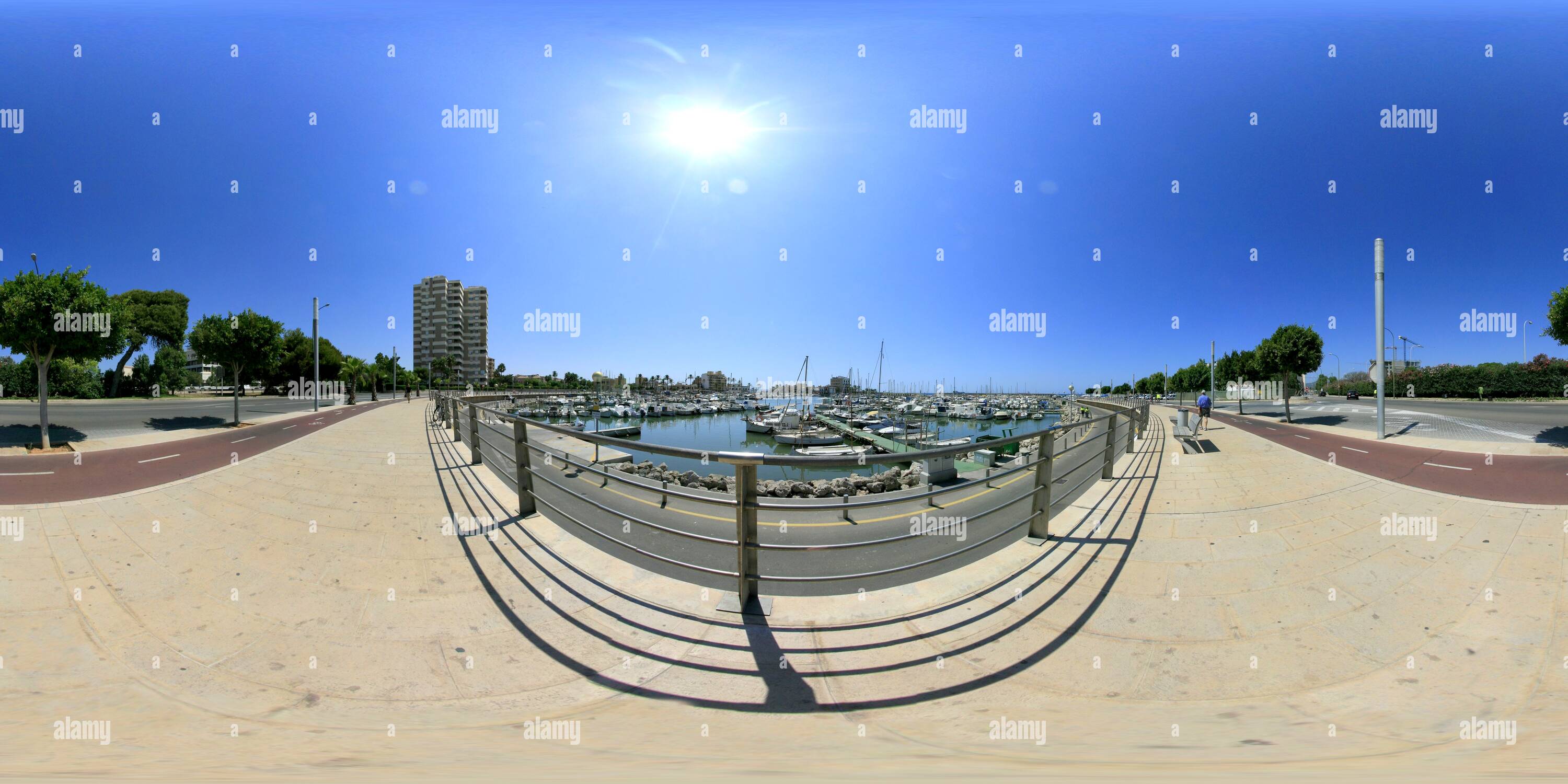 360° view of Marina Viewing Hotel Portixol near palma - Alamy