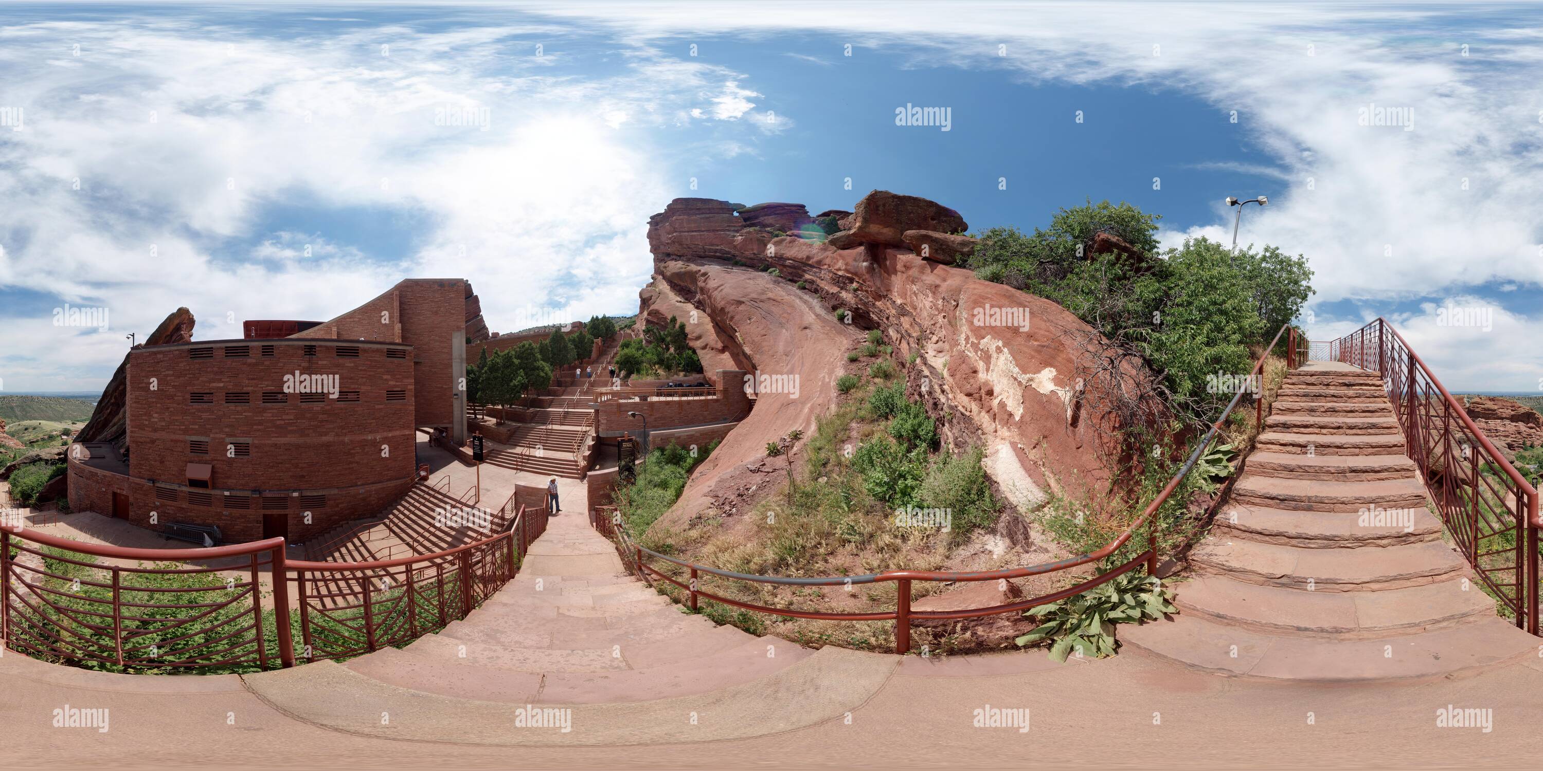 360° view of Red Rocks Amphitheatre - Alamy