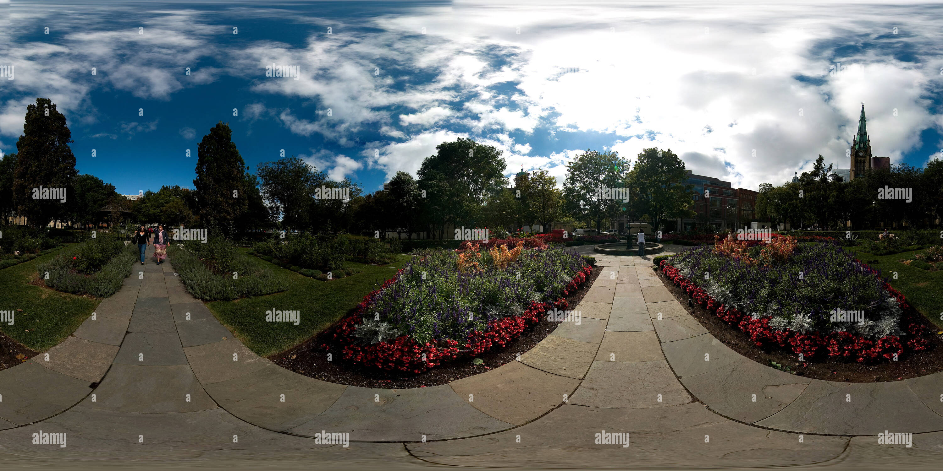 360° view of St. James Park, Toronto - Alamy