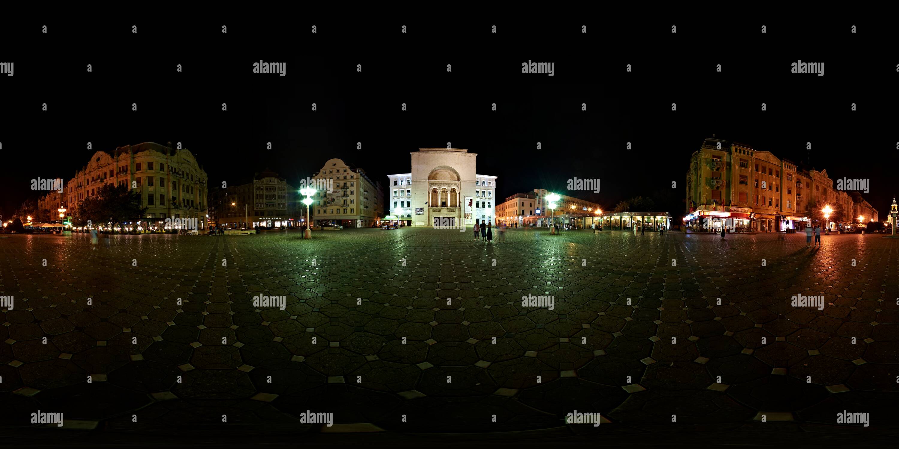 360° view of Timisoara The National Theatre and Opera House - Alamy
