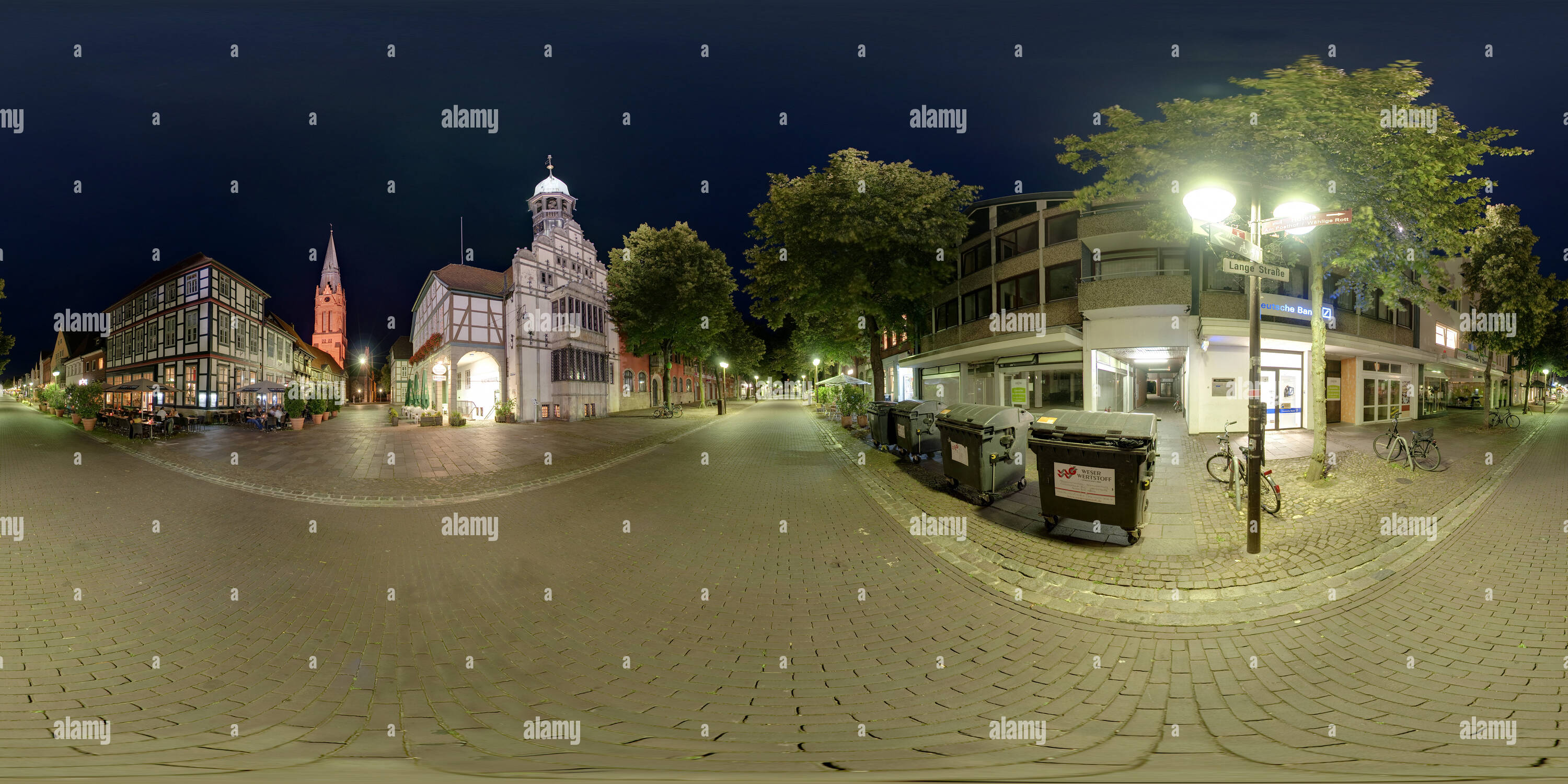 360° view of Nienburg Lange Str - Alamy