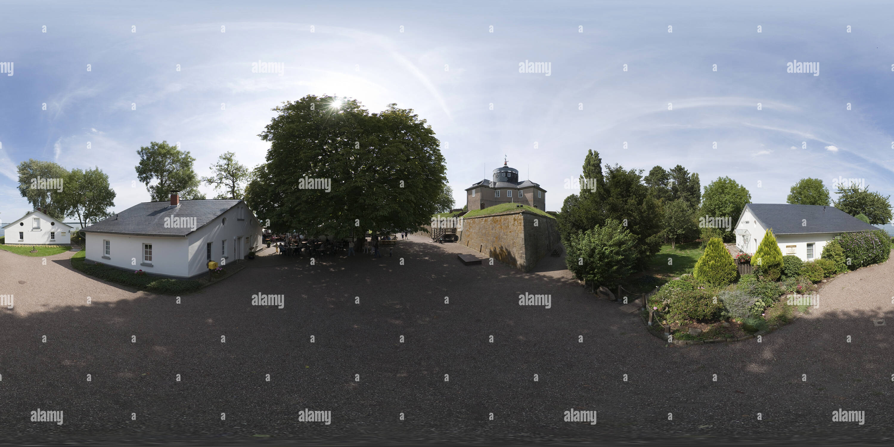 360° view of Festung Wilhelmstein - Alamy