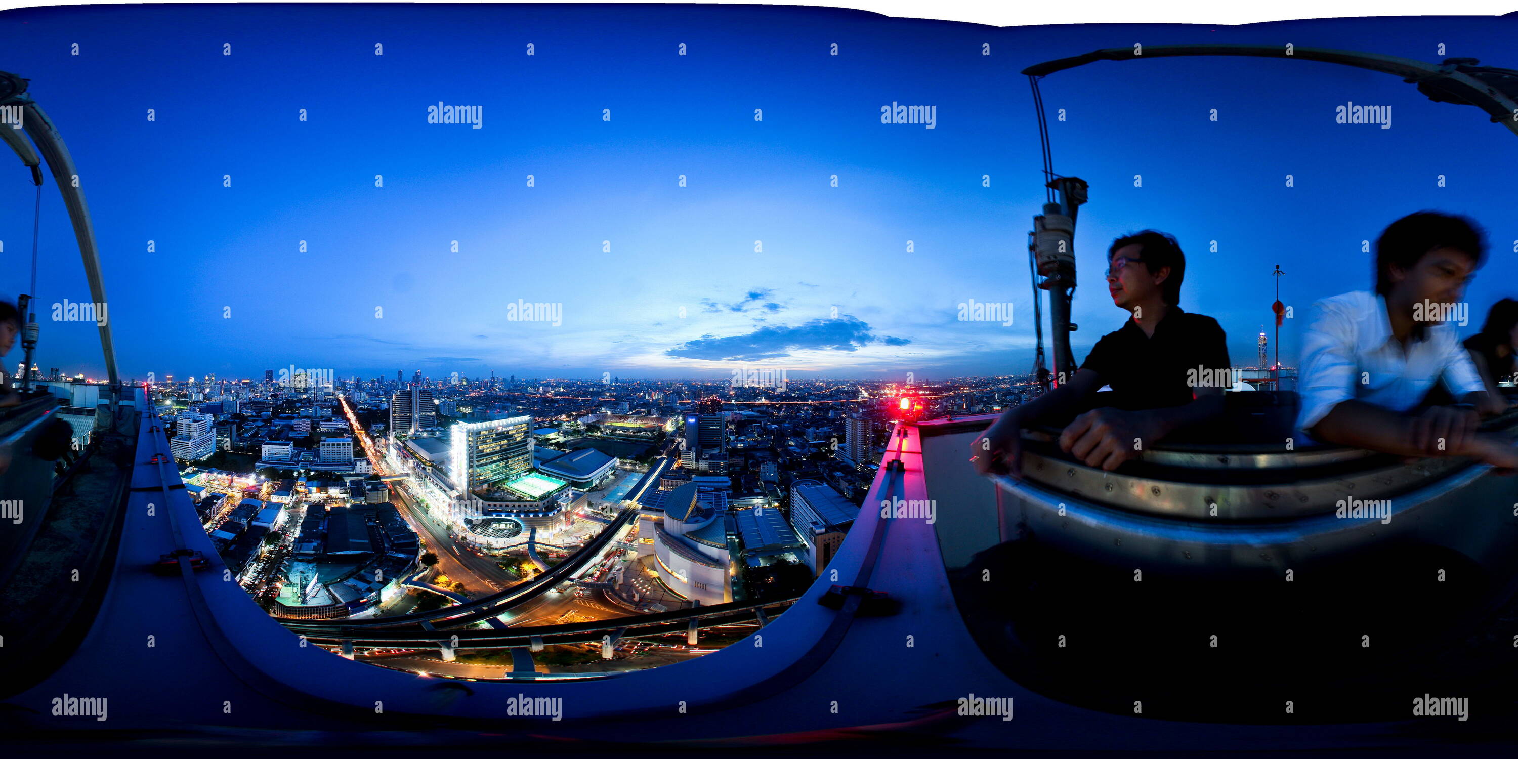 360° view of On top the Siam Discovery Tower - Alamy