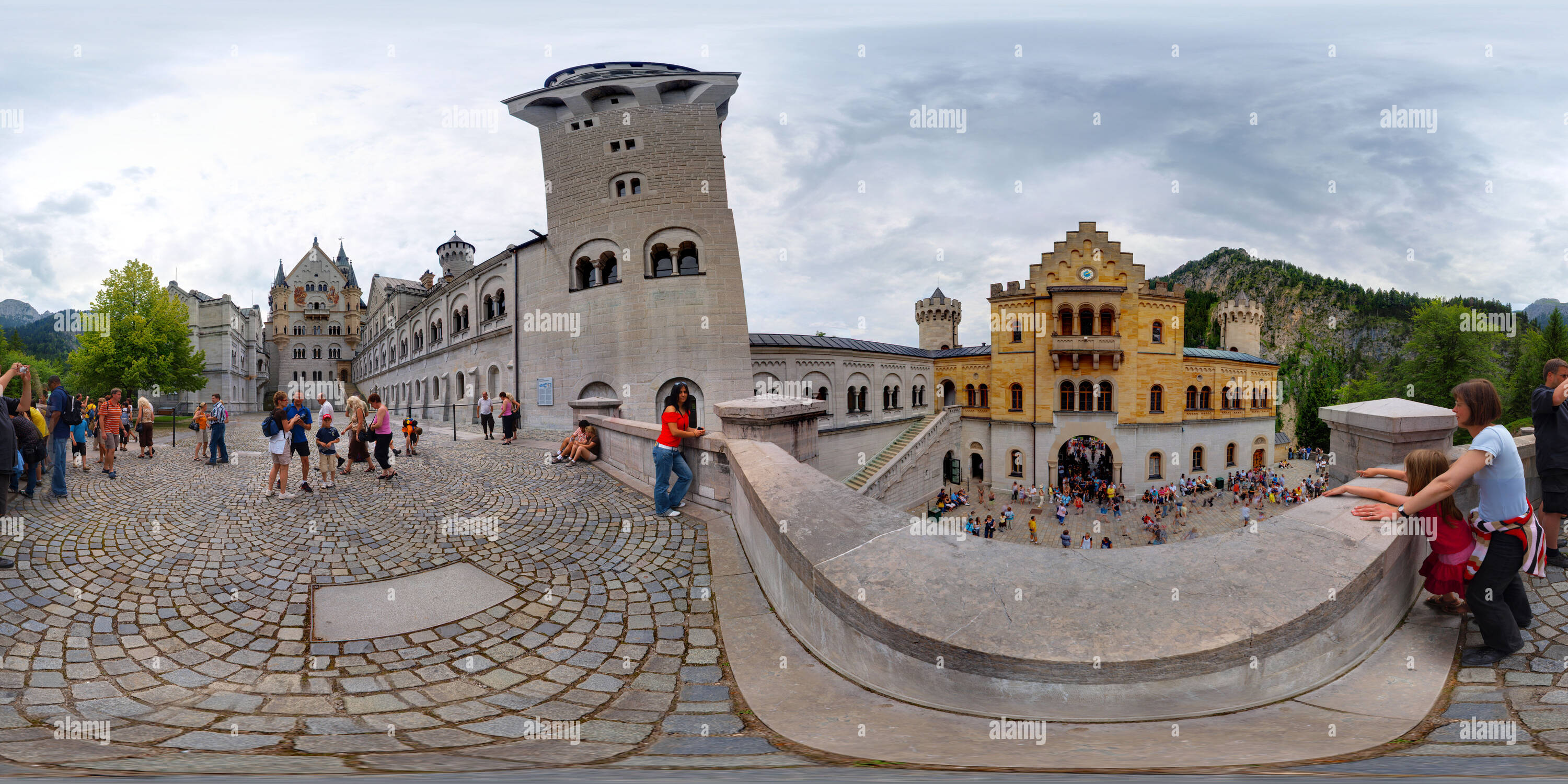 360° view of Castle Neuschwanstein, Bavaria - Alamy